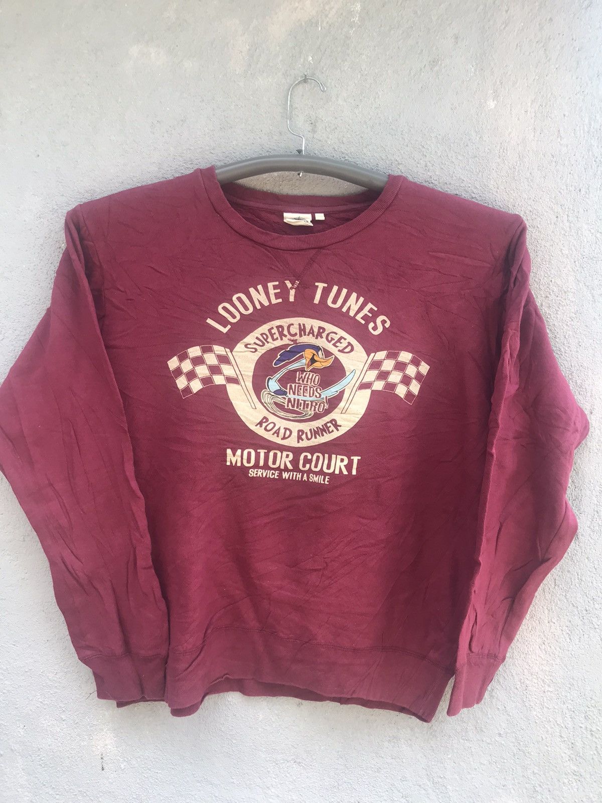 Cartoon Network × Vintage Vintage Looney Tunes ROAD RUNNER SWEATSHIRT ...