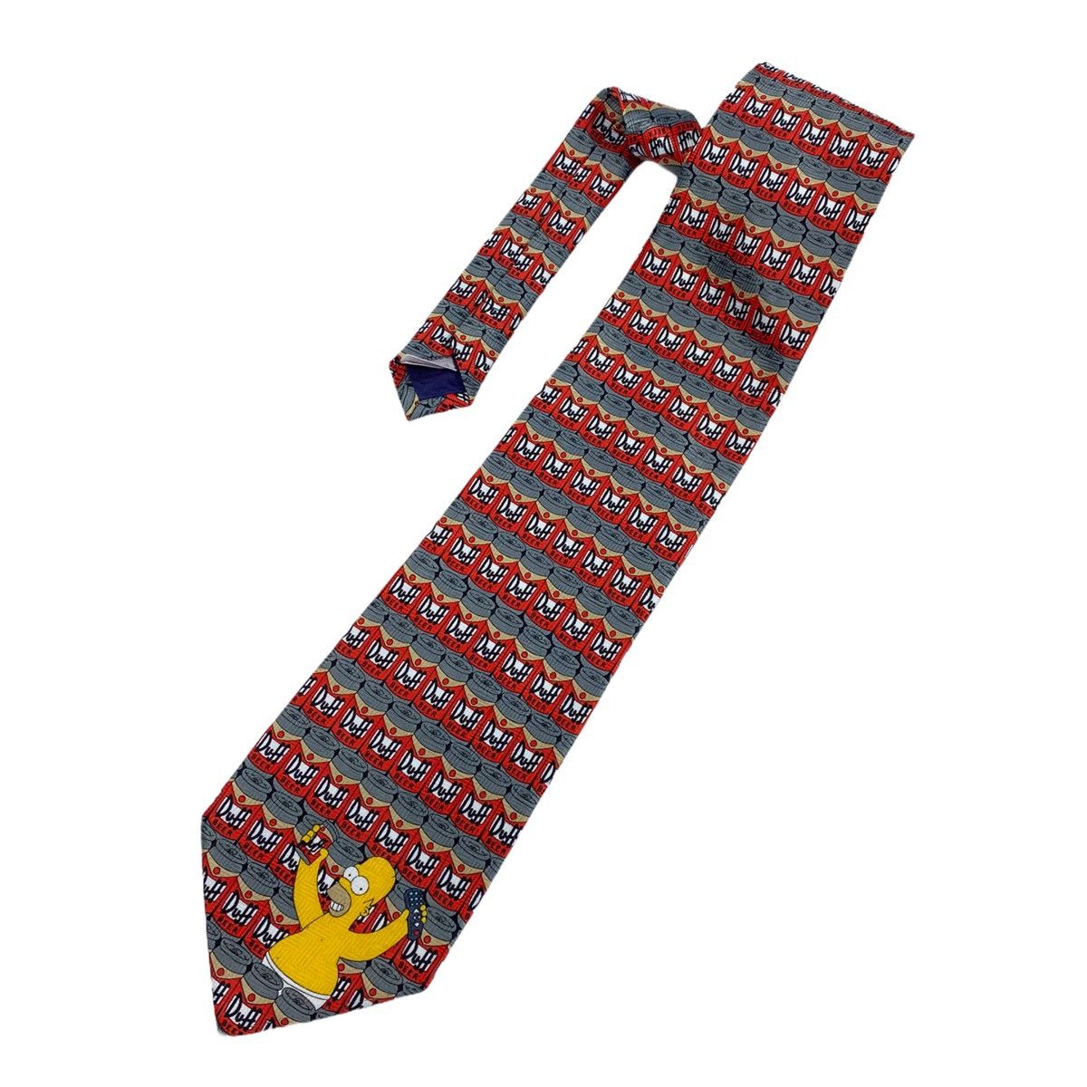 Movie × The Simpsons × Vintage 90s The Simpsons Duff Beer Monogram Tie ...