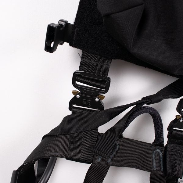 Military Black Mil-Tec Military Full Body Harness Tech Wear | Grailed