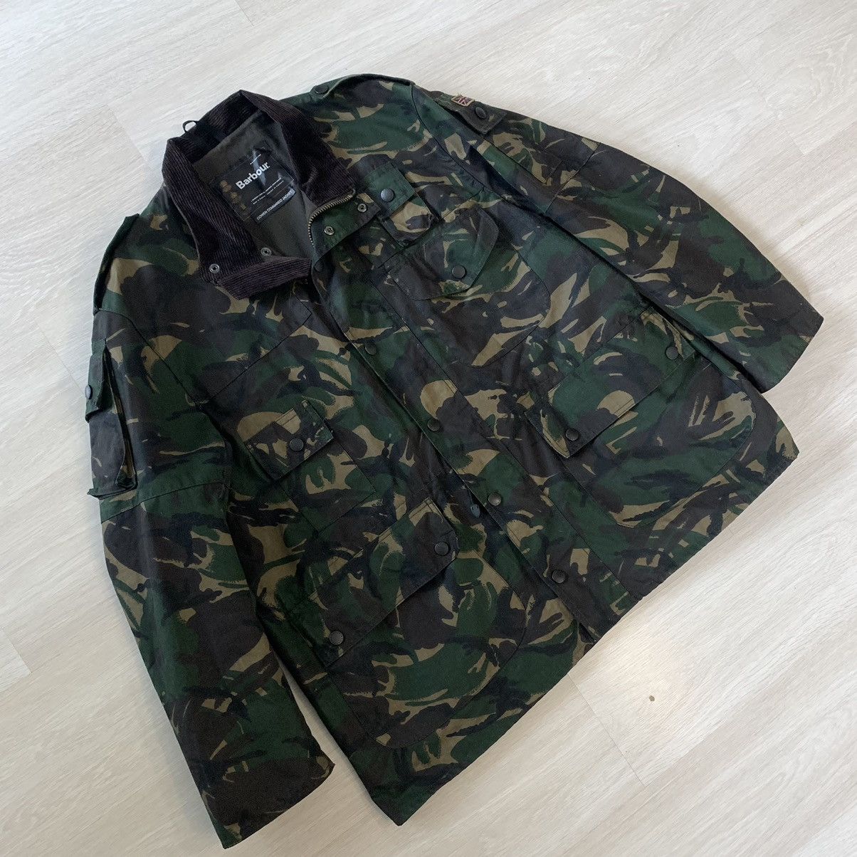 Barbour Barbour Camoflauge Cowen Commando Wax Jacket | Grailed