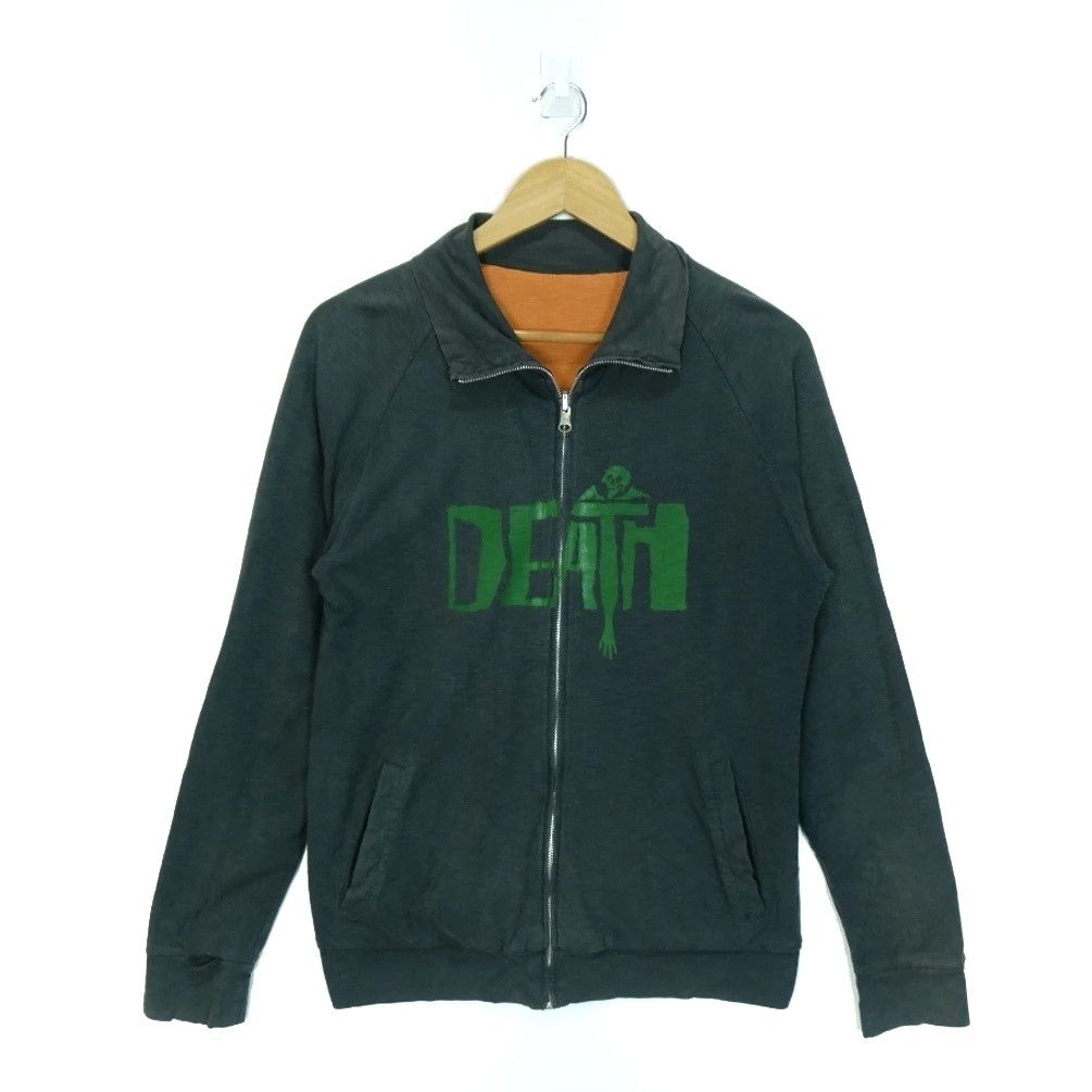 Japanese Brand PPFM Death Big Spell Out Army Military Style Jacket ...