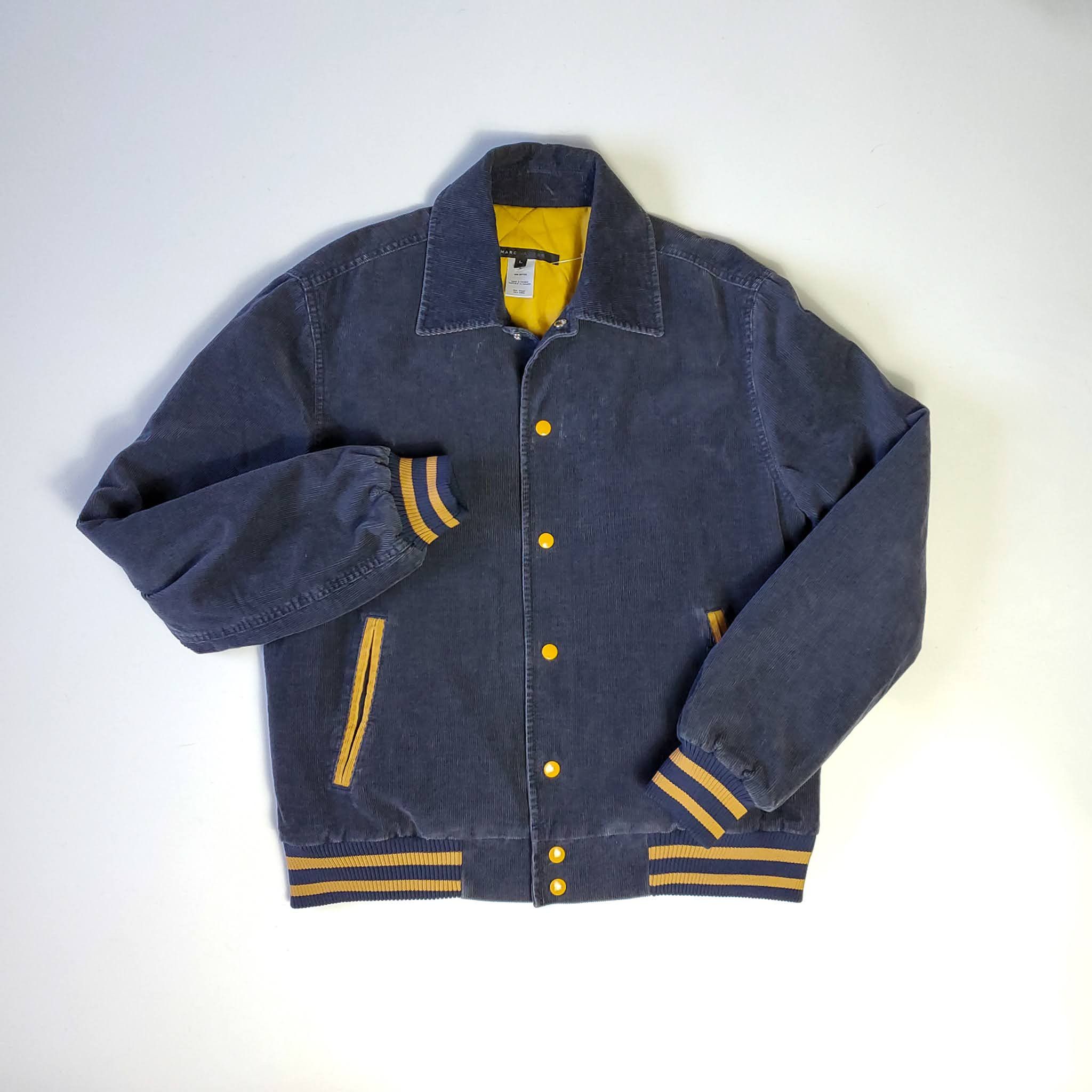Bomber Jacket × Marc Jacobs Mainline Corduroy Varsity-Bomber Jacket ...