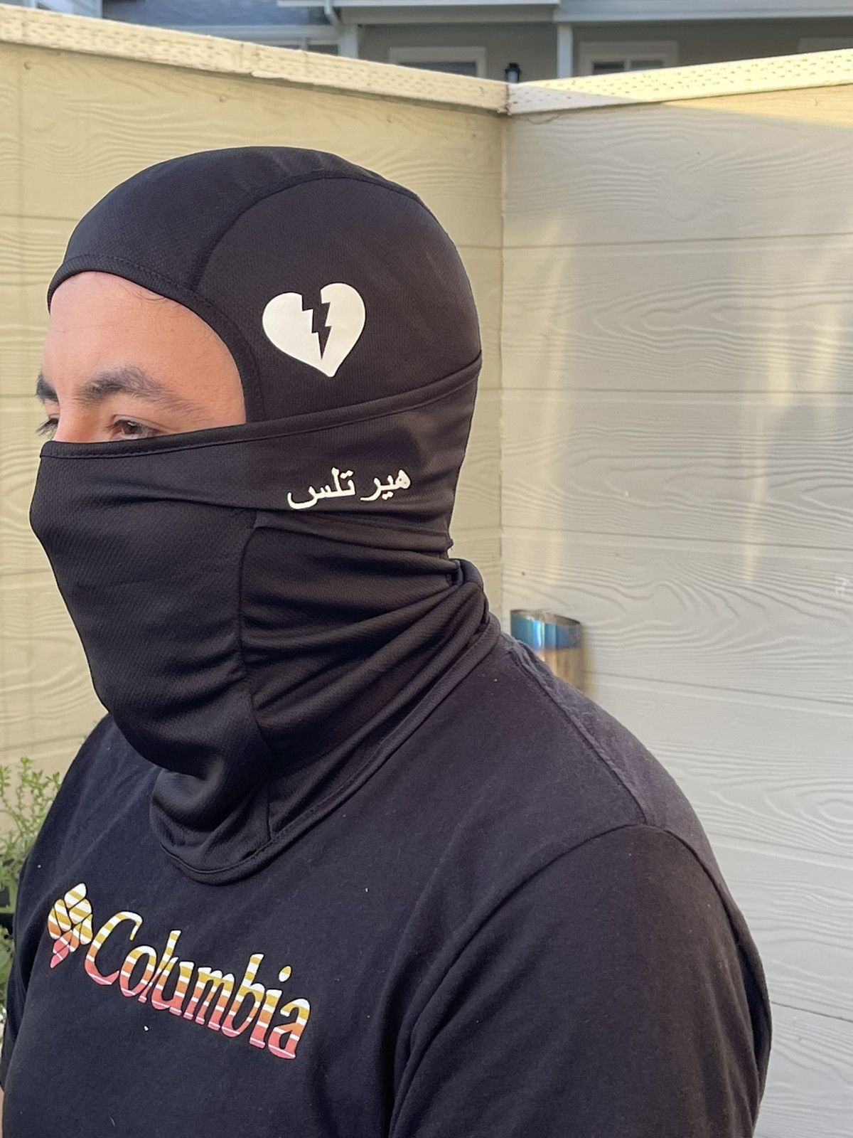 Japanese Brand Arabic Heartless Premium Dri Fit Balaclava Ski face mask ...