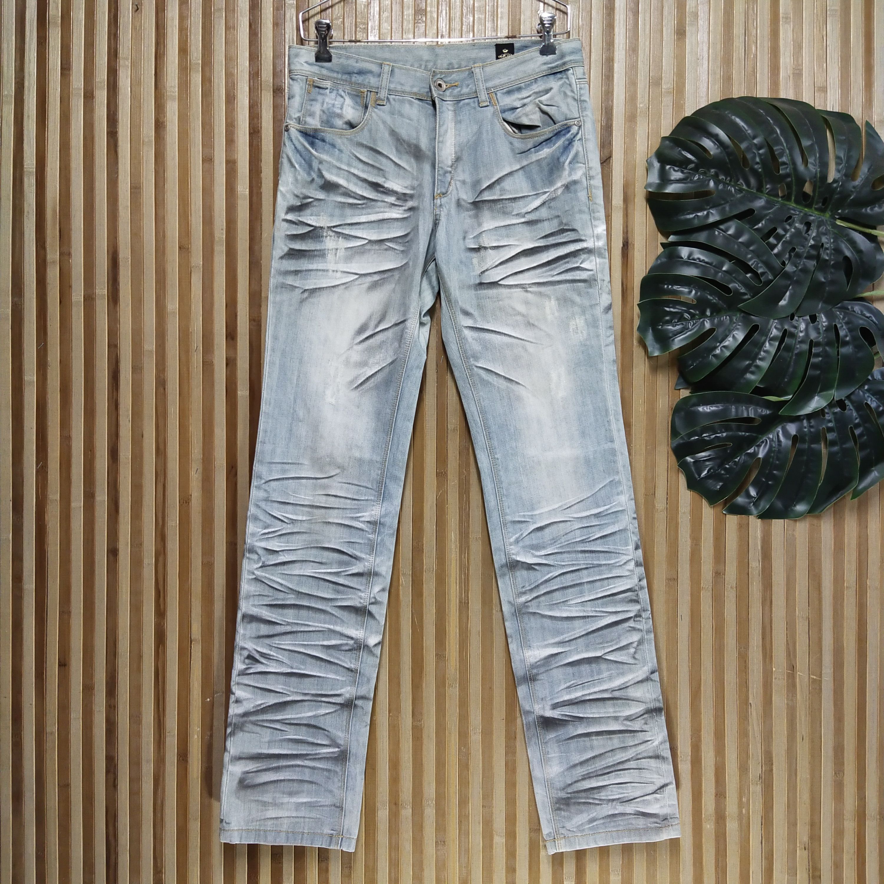 Japanese Brand × Streetwear Rare Design Semantic Design Jeans Rock ...