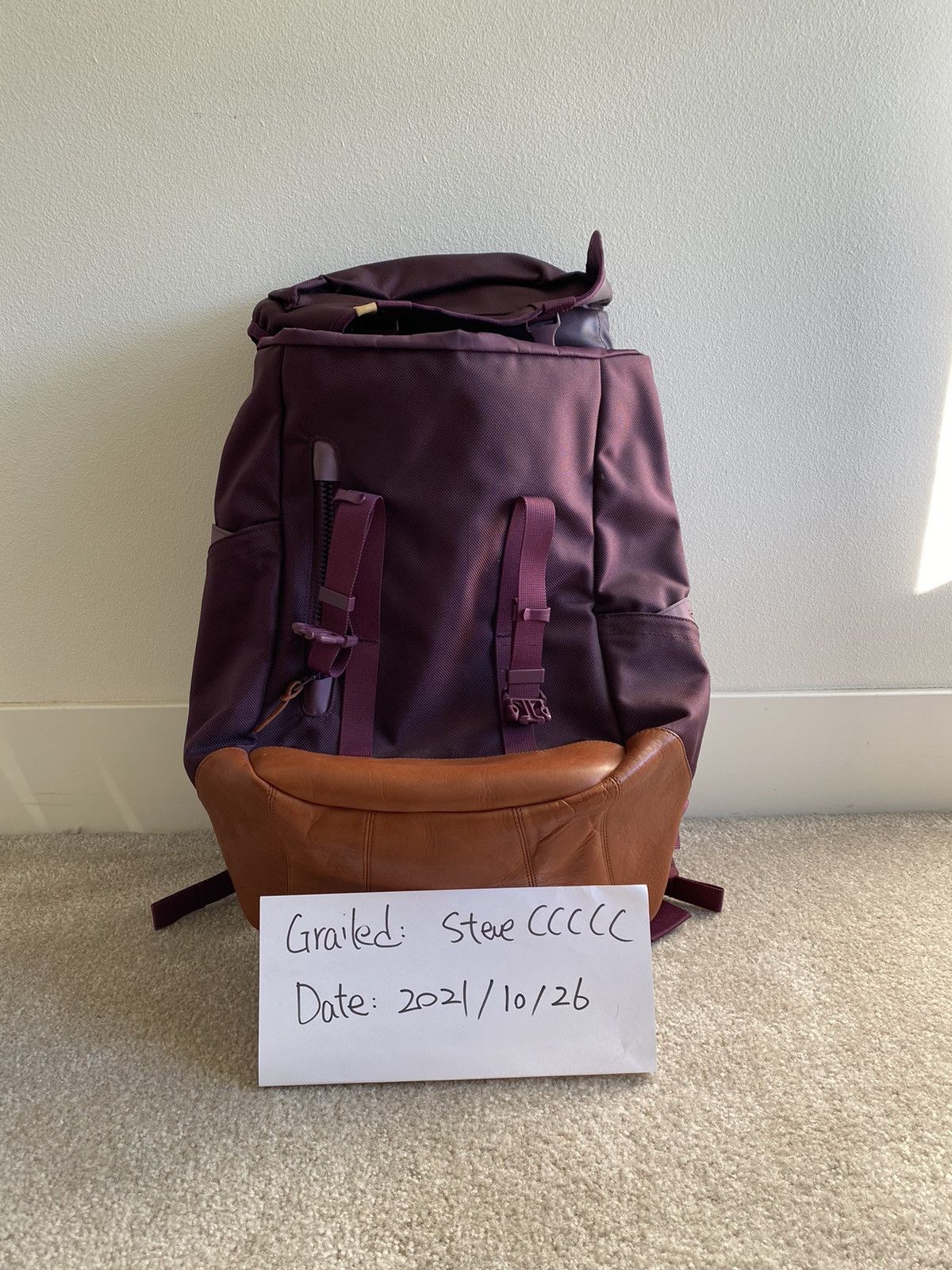 Visvim Visvim Ballistic 25L purple backpack travel | Grailed