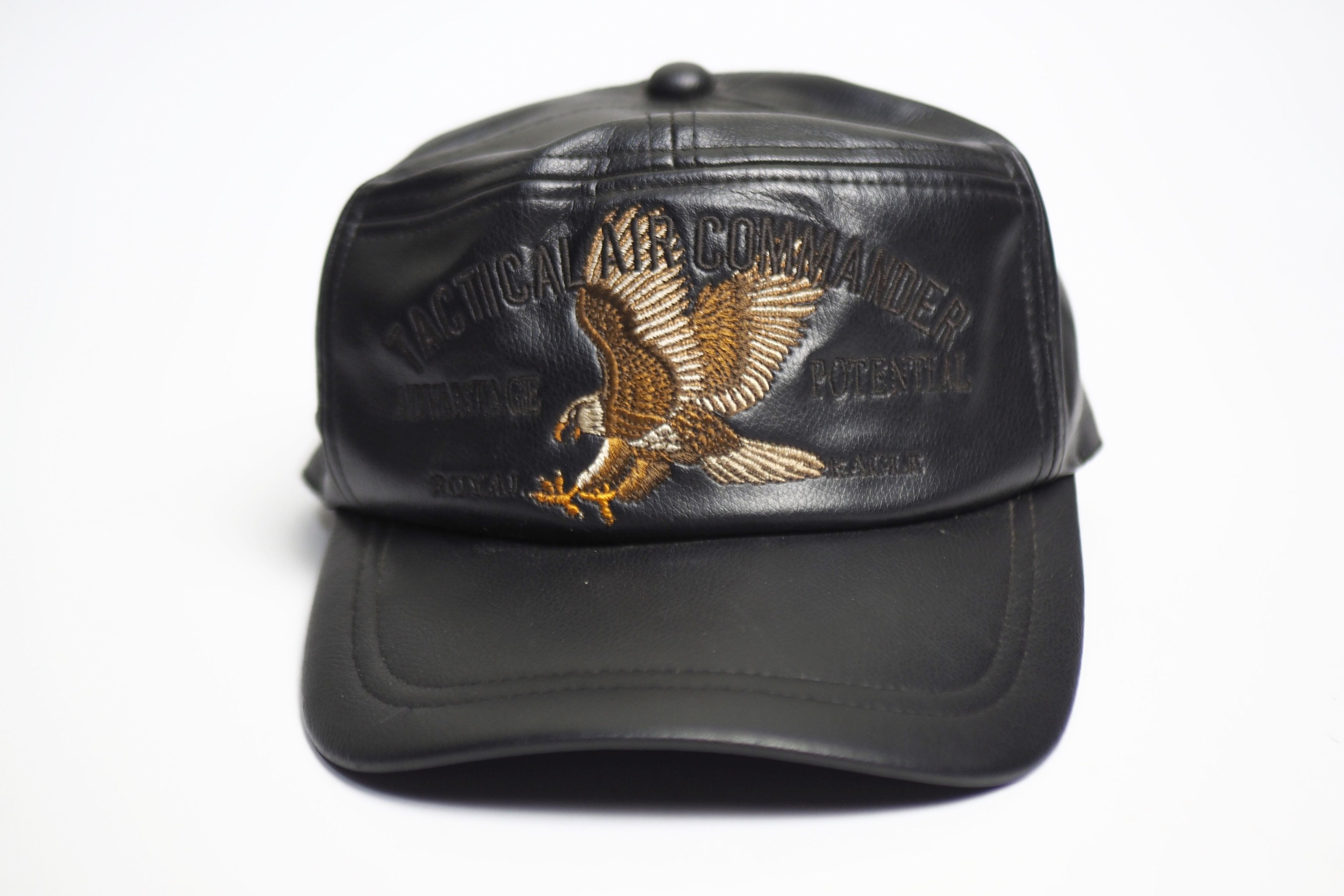 Vintage Vintage Tactical Air Commander US Air Force Leather cap | Grailed
