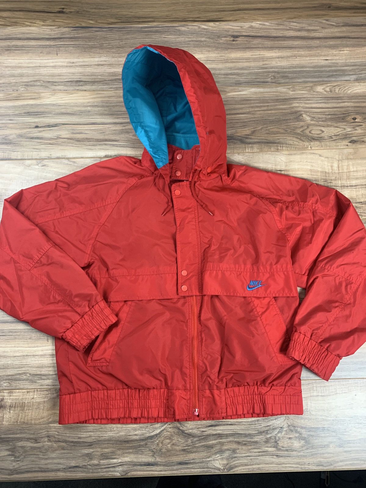 Nike Rare Gray Tag Red & Blue Jacket | Grailed