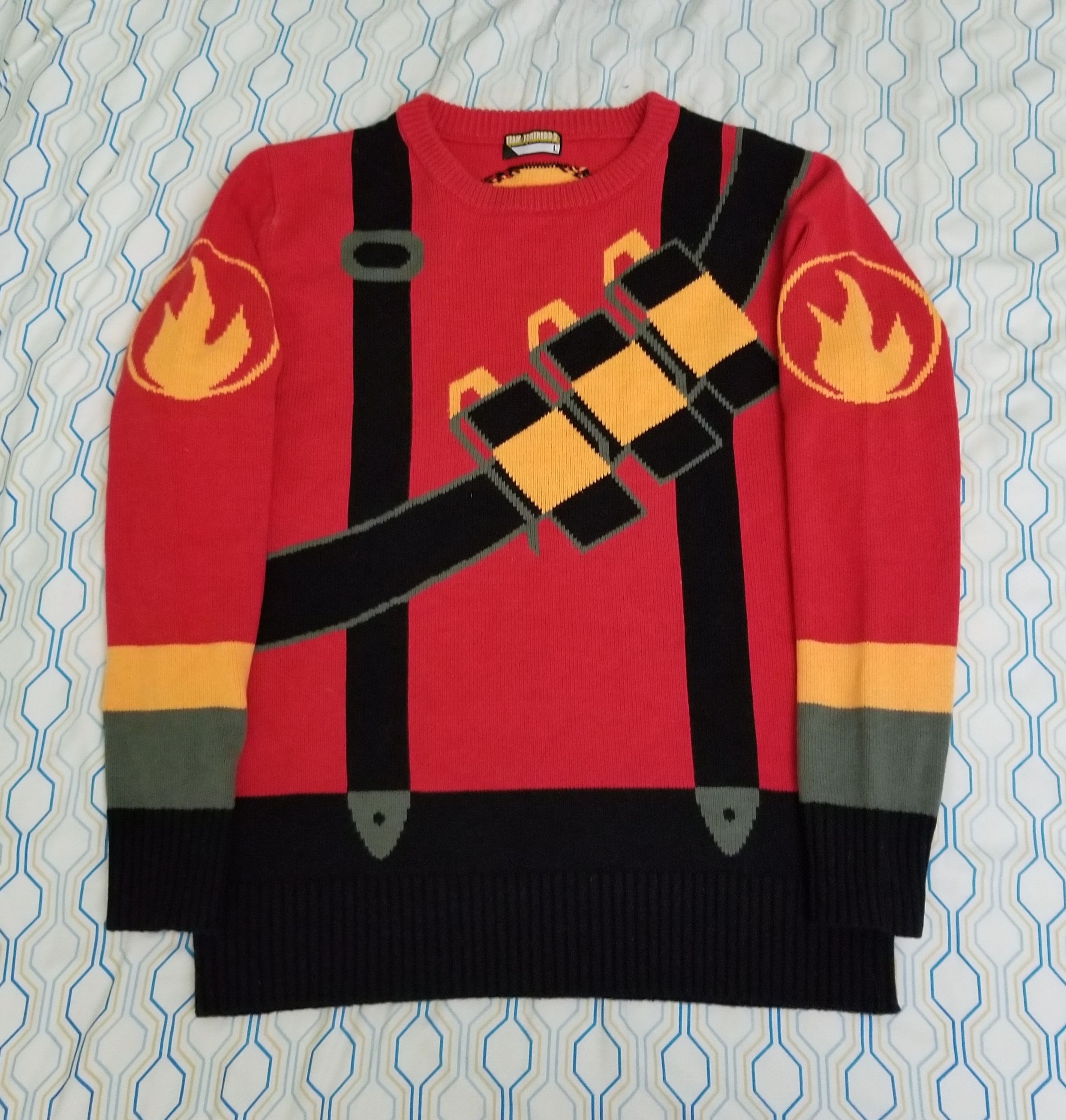 Other Valve Team Fortress 2 Pyro Sweater Christmas Red Video Game | Grailed