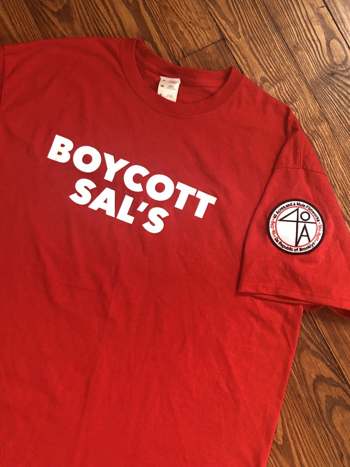 Streetwear × Vintage Do The Right Thing Boycott Sals Shirt 40 Acres ...