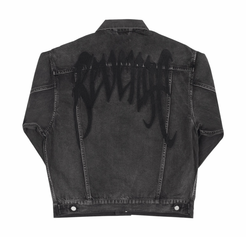 Revenge Revenge Embroidered Denim Jacket | Grailed