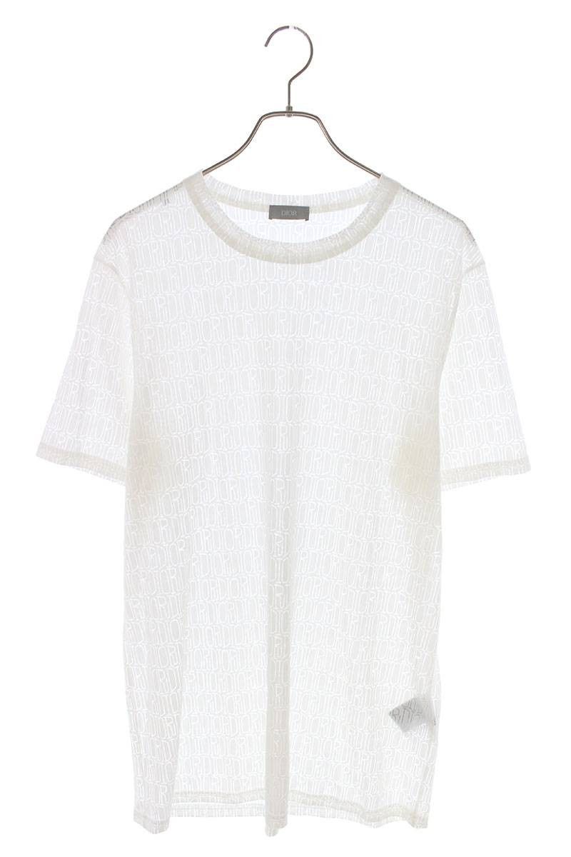 Dior DIOR HOMME See-through logo design T-shirt | Grailed