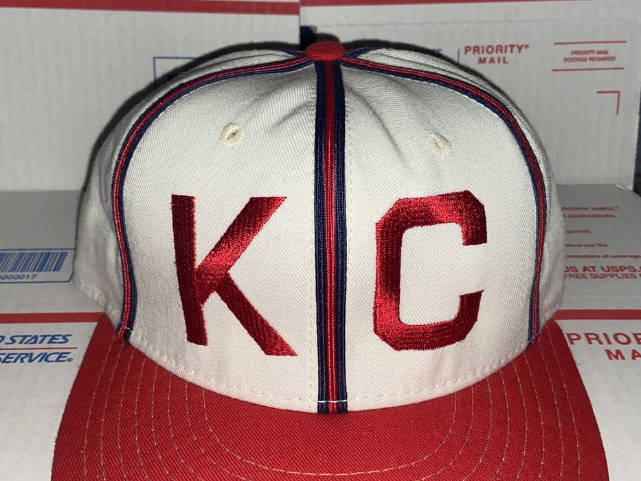 Vintage Kansas City Monarchs Negro Leagues Baseball Cap Hat size 7 ...