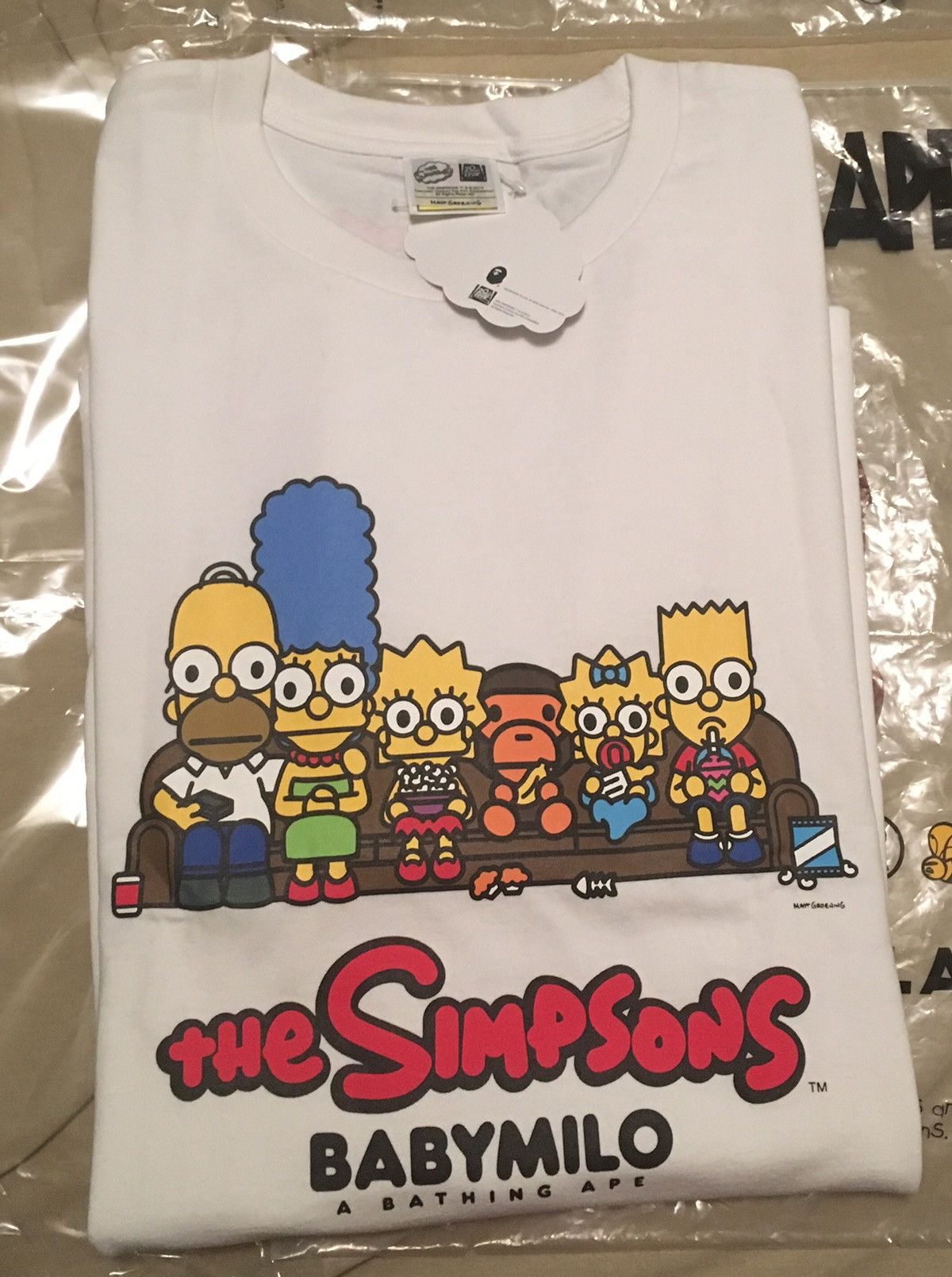 Bape Bape The Simpsons Tee | Grailed