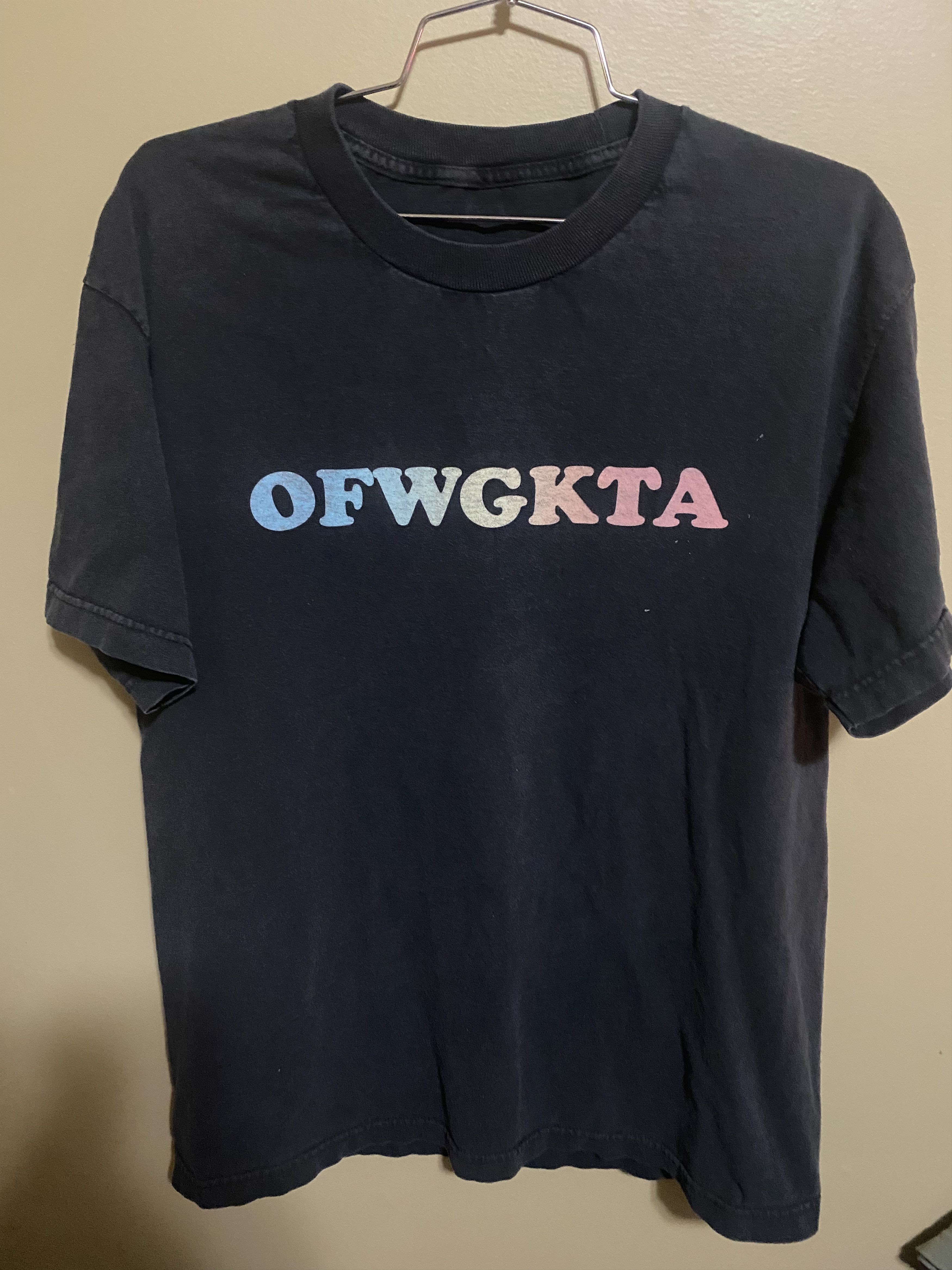 Odd Future 2010's OFWGKTA Odd Future Rainbow Logo T-Shirt Black | Grailed