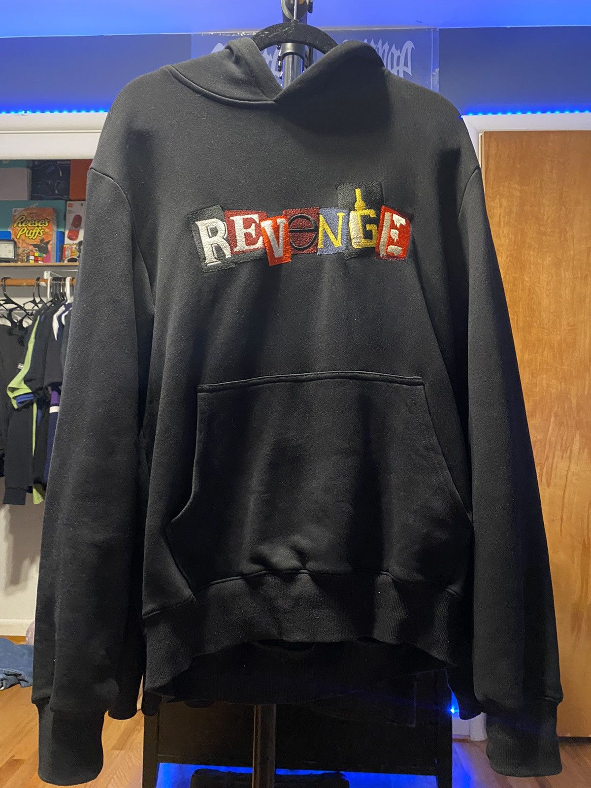Revenge Black Revenge “RANSOM NOTE” Hoodie | Grailed