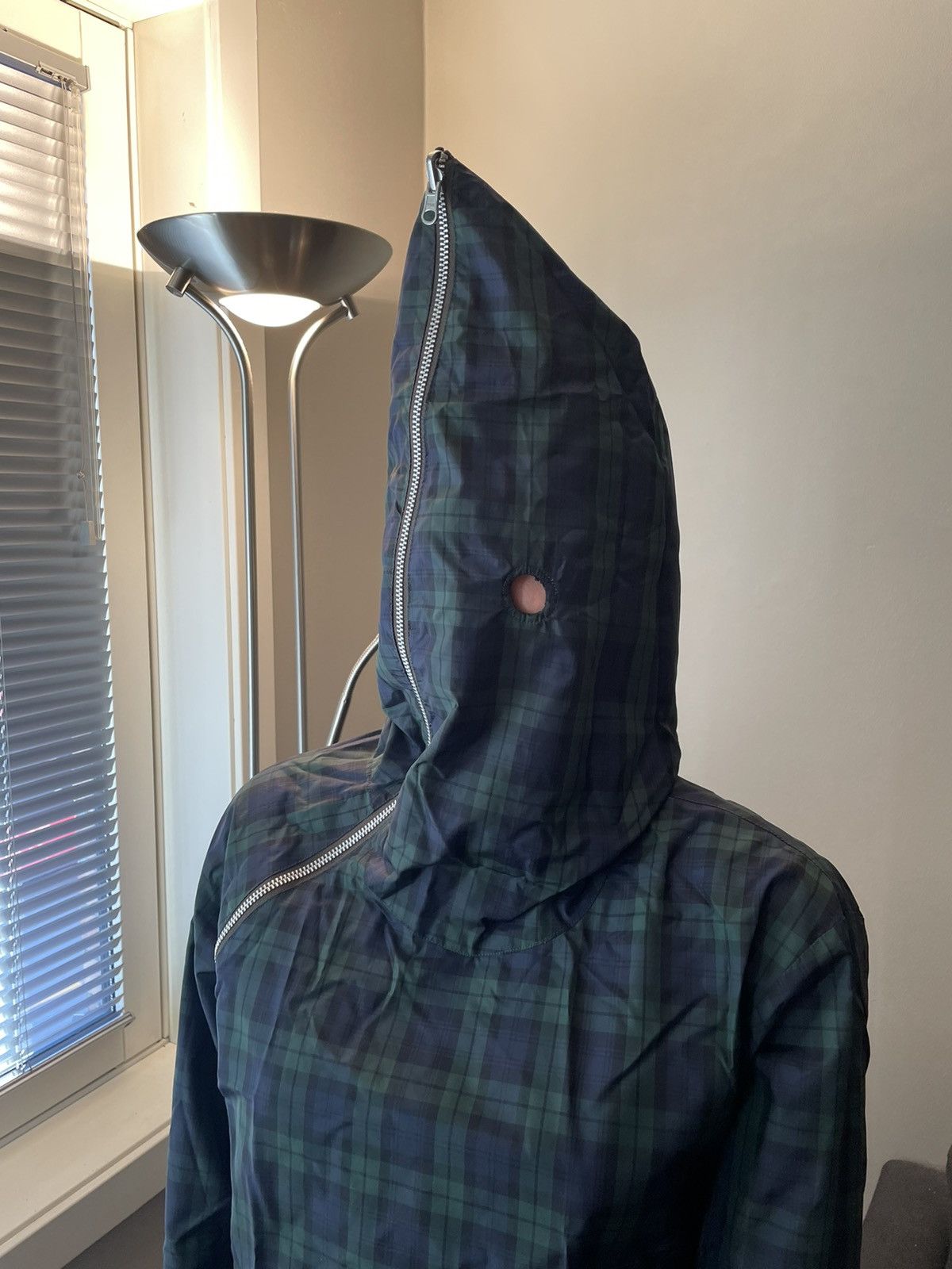 Final Home Reversible Asymmetric mask windbreaker | Grailed