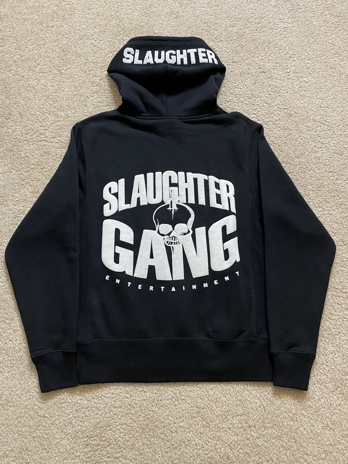 Streetwear ⭐️RARE⭐️21 Savage Slaughter Gang Puff Print Hoodie Size ...