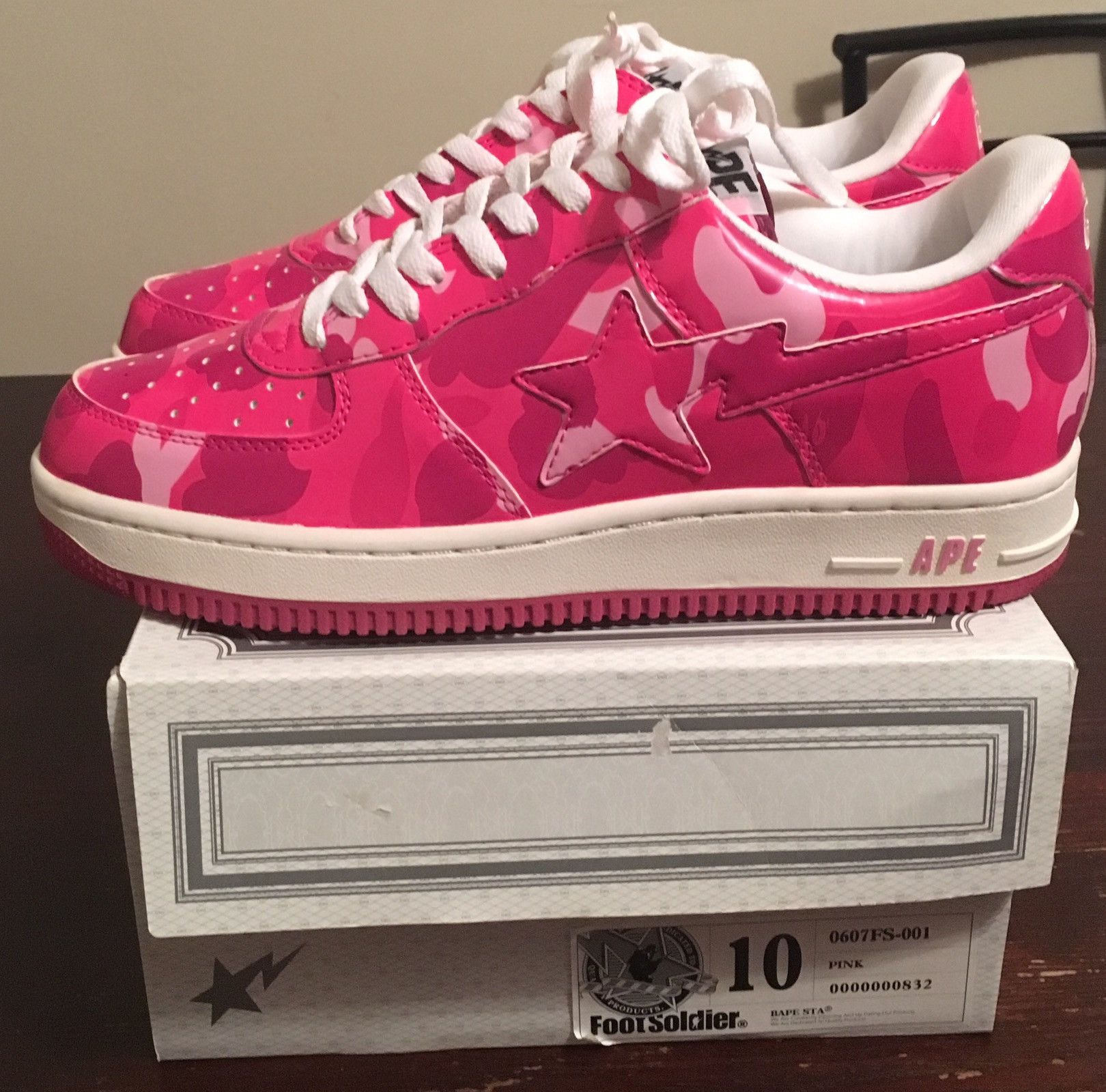 Bape 2006 Bape Pink Camo Bapestas | Grailed
