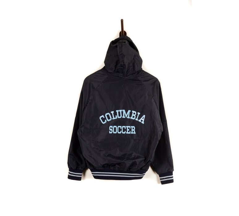 Vintage Columbia University Soccer 70s 60s Ringer Windbreaker USA M ...