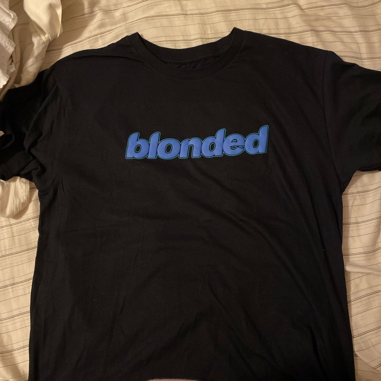 Frank Ocean Frank Ocean Blonded Logo T-Shirt Black Large | Grailed