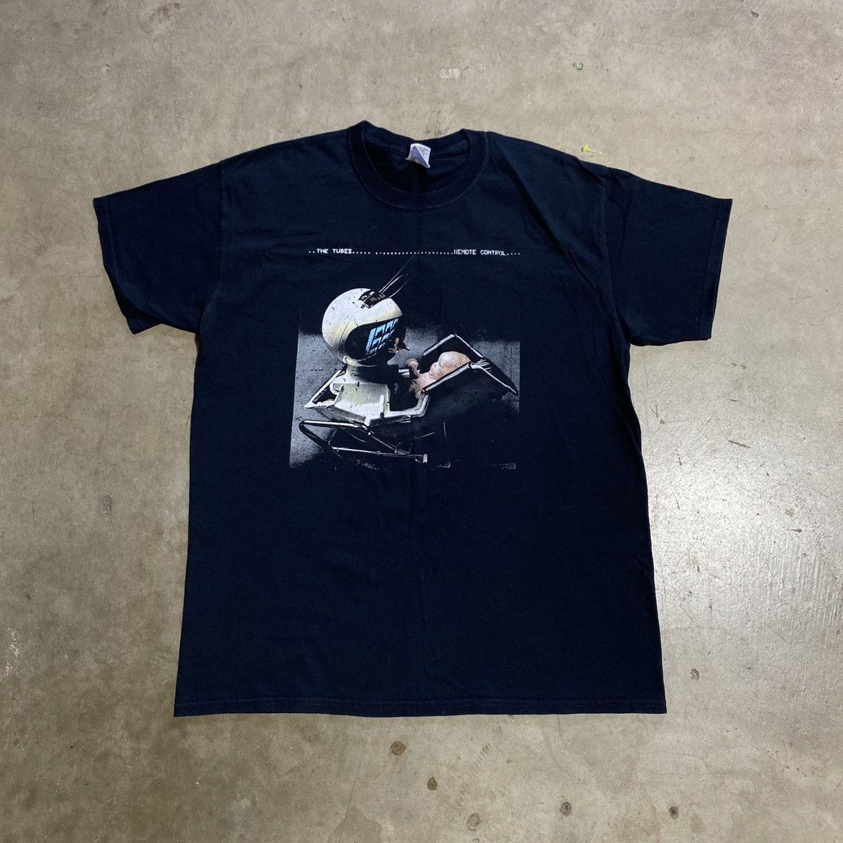 Band Tees × Vintage The Tubes Remote Control Album Cover T-Shirt | Grailed
