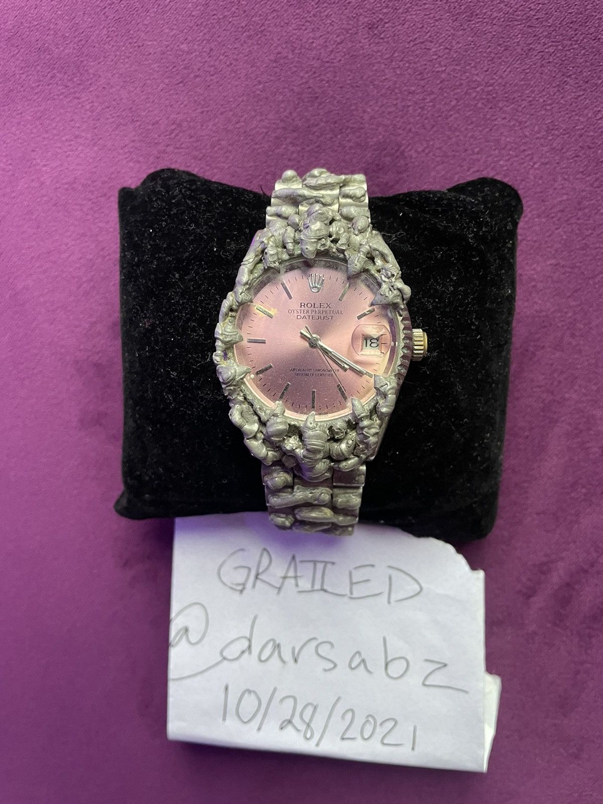 Jewelry × Rolex Alabaster Industries first gen Rolex watch | Grailed