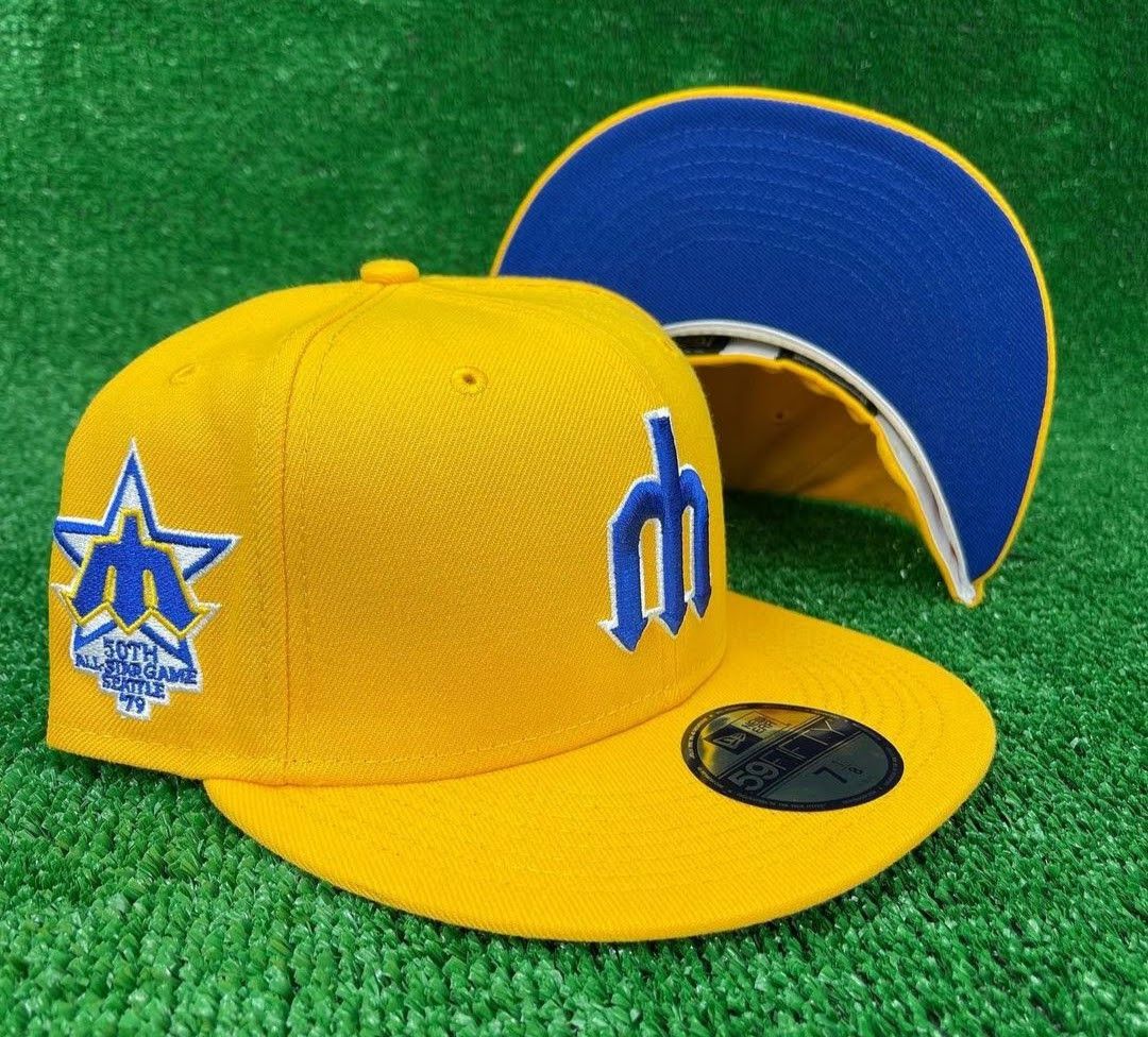 Hat Club × MLB × New Era Seattle Mariners 1979 ASG Side Patch Size: 7 3 ...