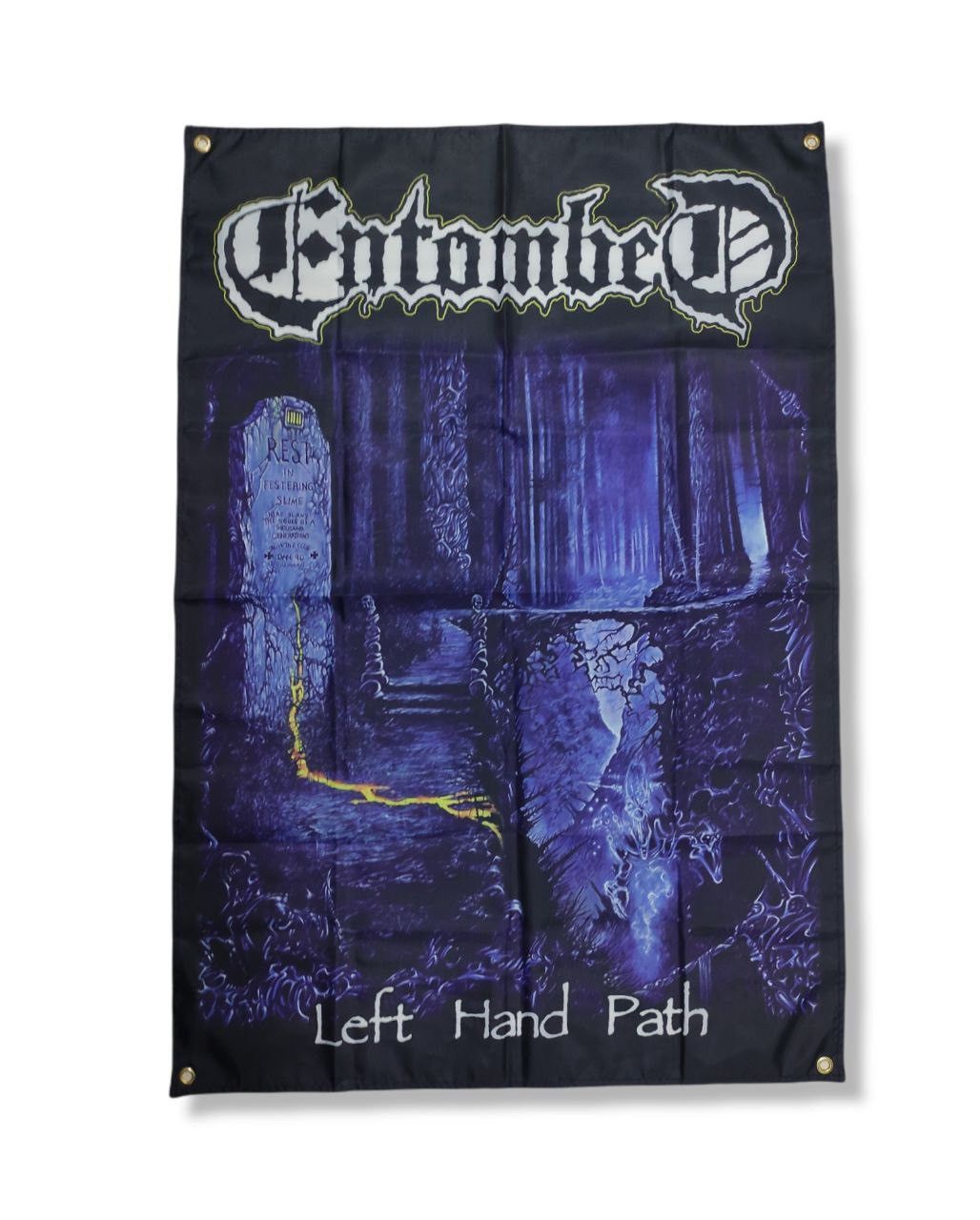 Band Tees × Rock Band Entombed (Death Metal) - Flag | Grailed