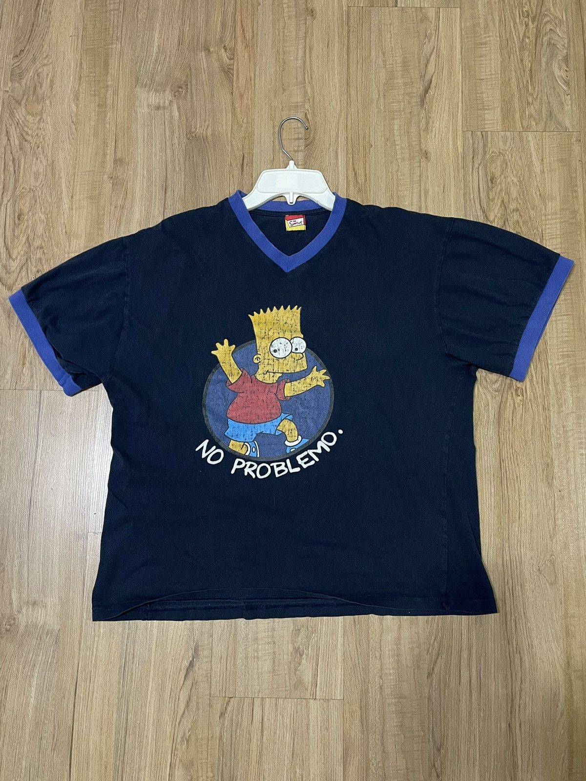 The Simpsons × Vintage Vintage The Simpsons ringer tee | Grailed