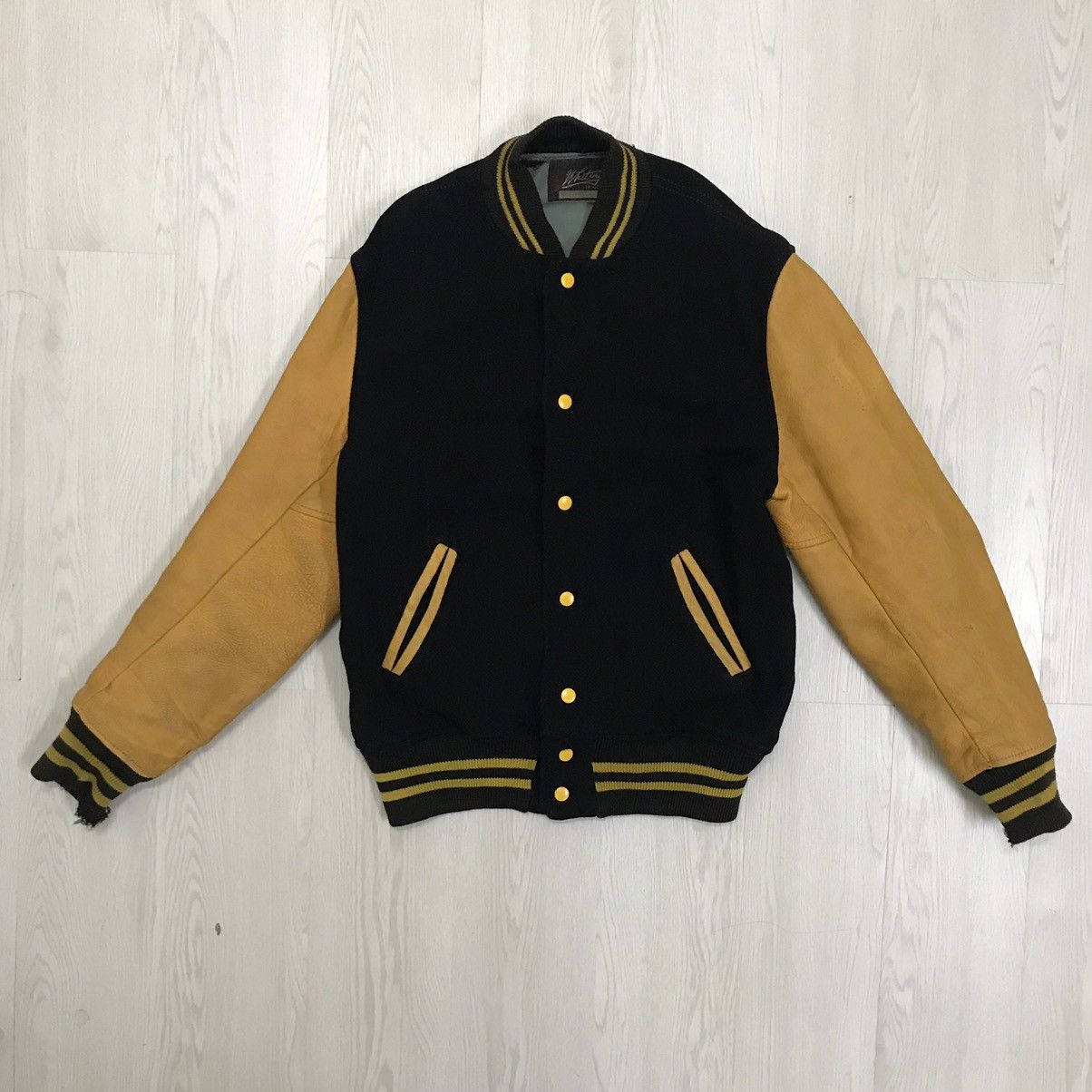 Vintage 🔥STEAL🔥 Vintage 60s Varsity Jacket Rare Distressed Varsity ...