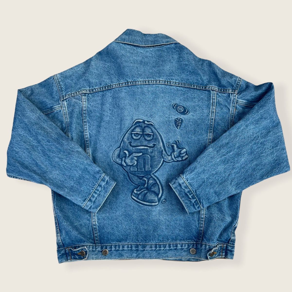 Denim Jacket × Streetwear × Vintage Vintage 90s Planet Mars M&M’s Promo ...