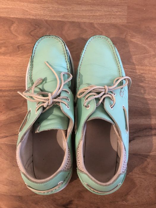 Visvim *final drop* Visvim us10 Hockney folk teal aquamarine fbt | Grailed