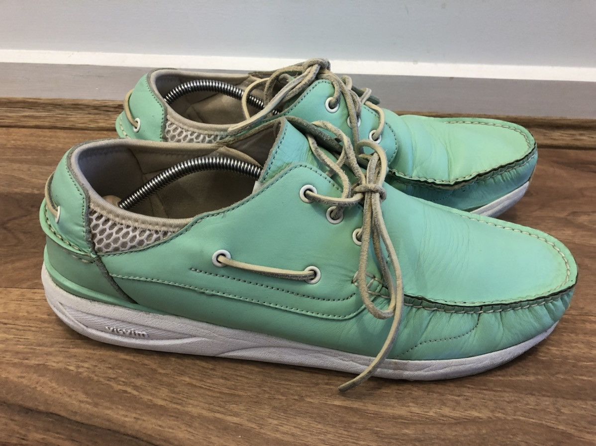 Visvim *final drop* Visvim us10 Hockney folk teal aquamarine fbt | Grailed