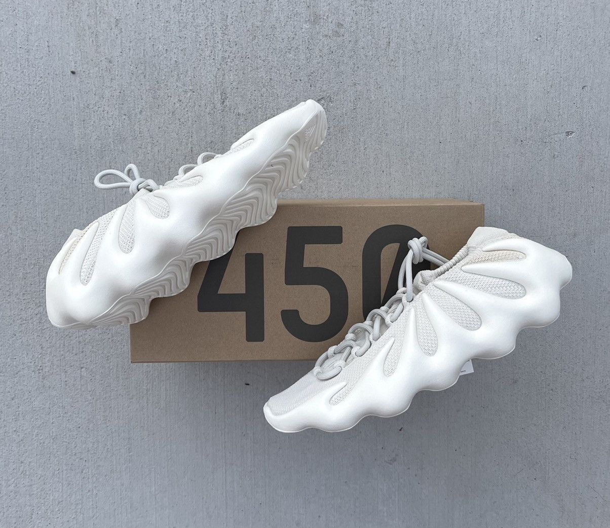 Adidas Yeezy 450 “Cloud White” | Grailed