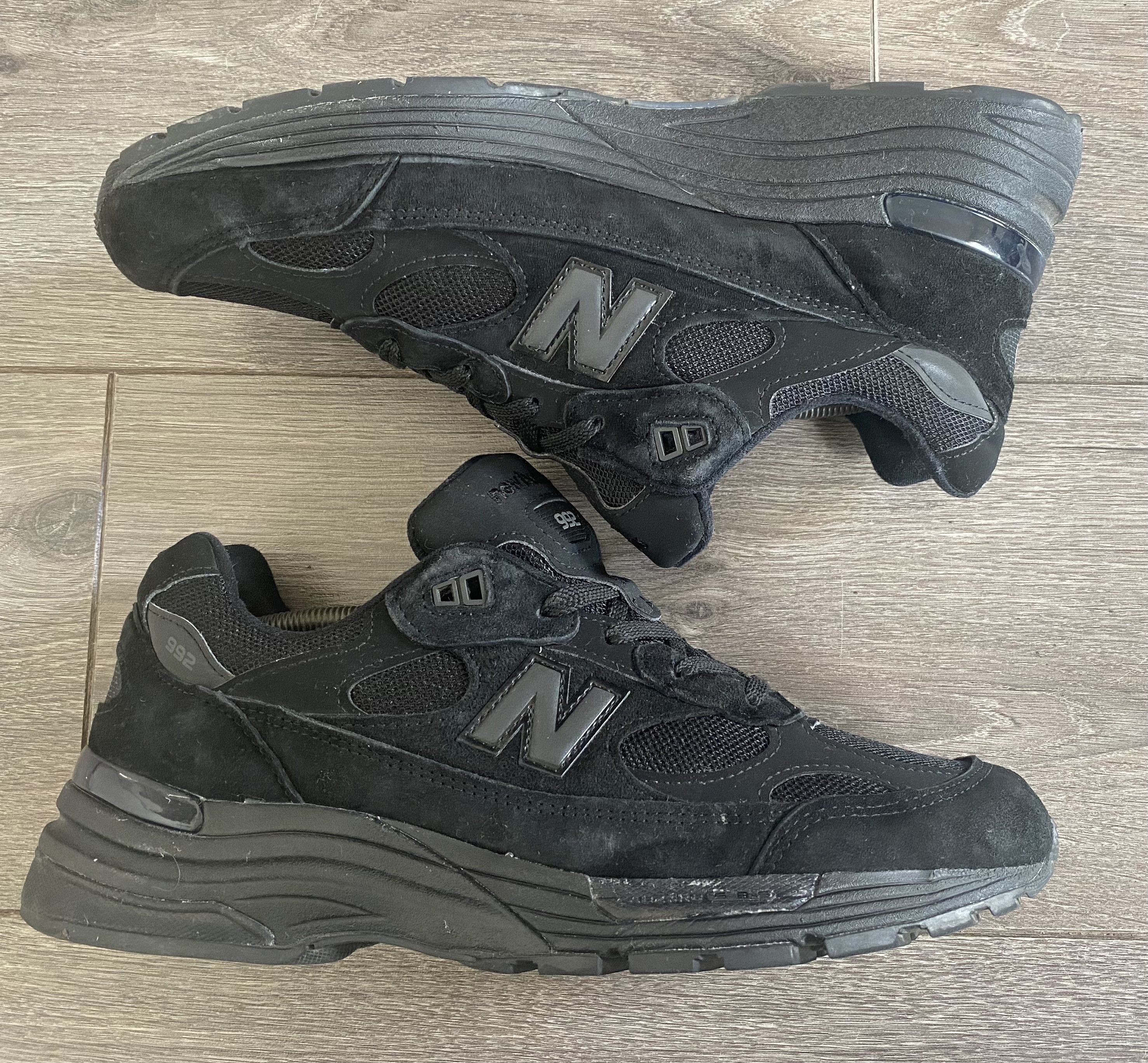 New Balance New Balance 992 M992EA Triple Black 9.5 | Grailed