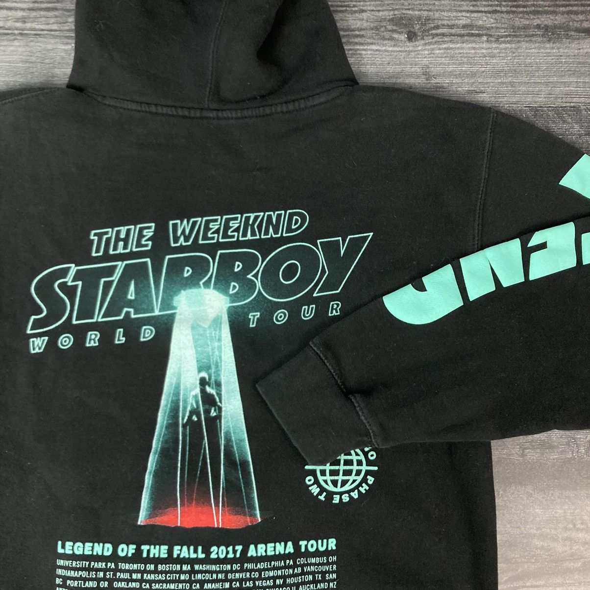 Band Tees × The Weeknd × Tour Tee 2017 The Weeknd Star Boy World Tour ...