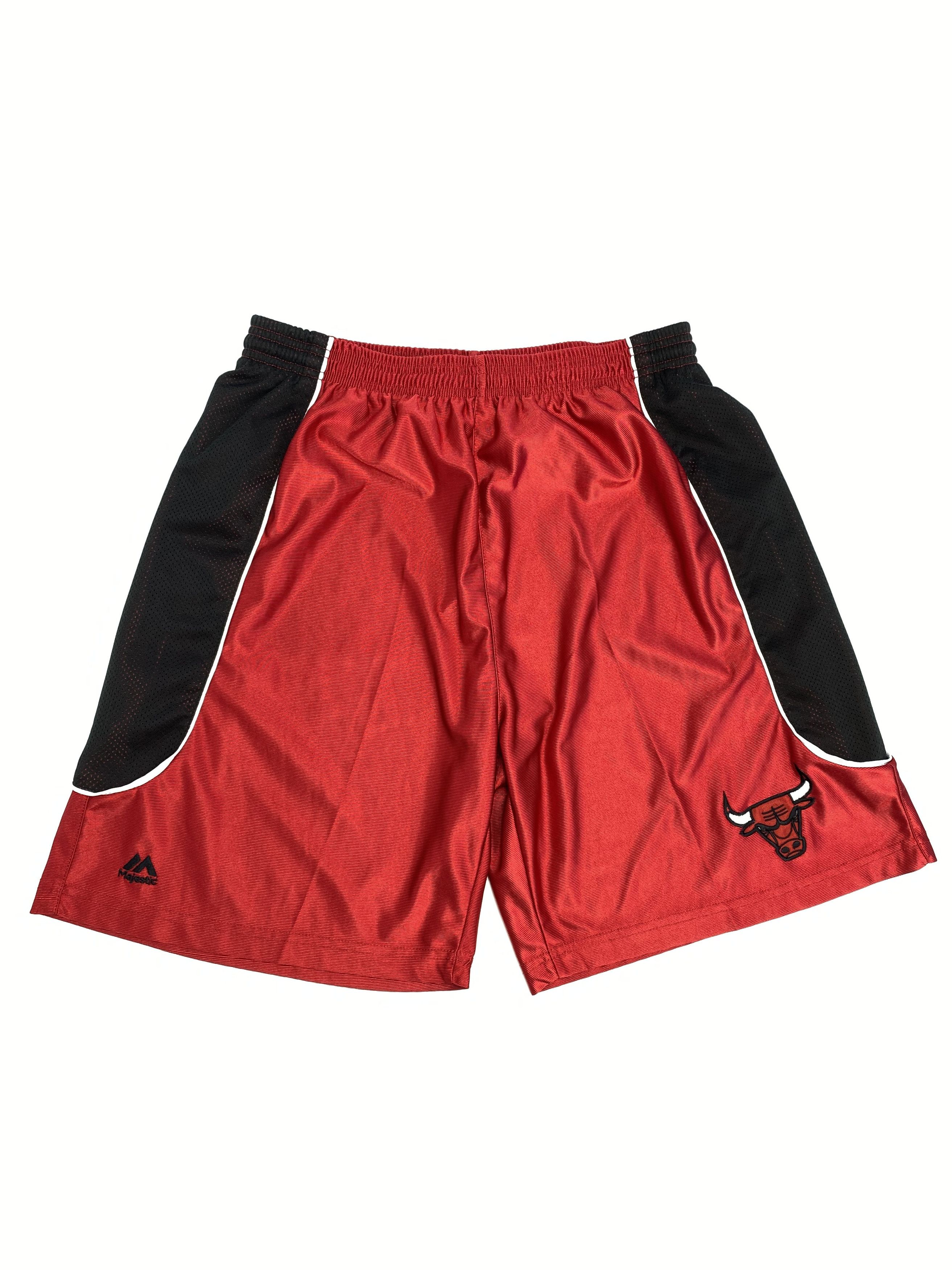 Vintage Majestic Chicago Bulls 2000s NBA Silky Basketball Shorts | Grailed