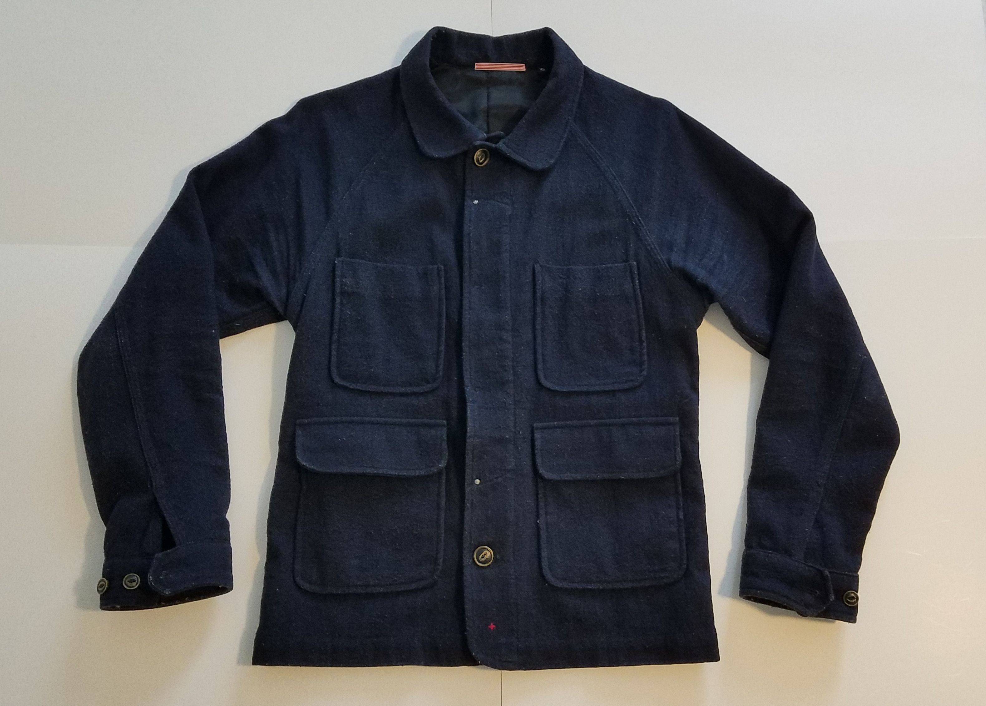 Apolis APOLIS Wool Indigo Chore Coat Fully Lined size Extra Small | Grailed