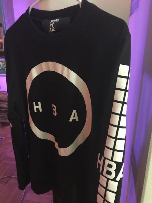 Hood By Air HBA box logo long sleeve | Grailed