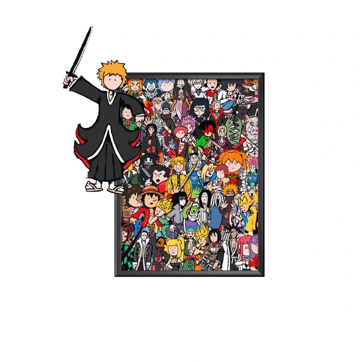 Kodone Kodone Anime Collage Poster 24”x36” | Grailed