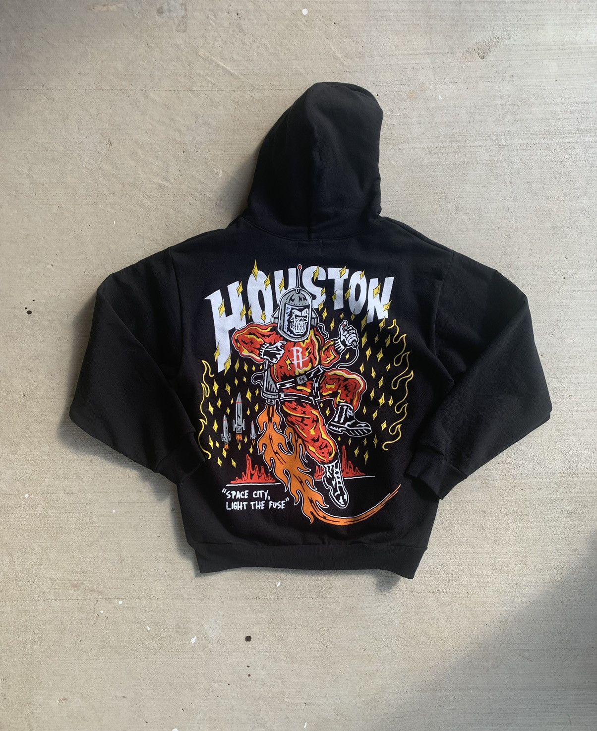 Warren Lotas Warren Lotas x Houston Rockets 🚀 Graphic Hoodie | Grailed