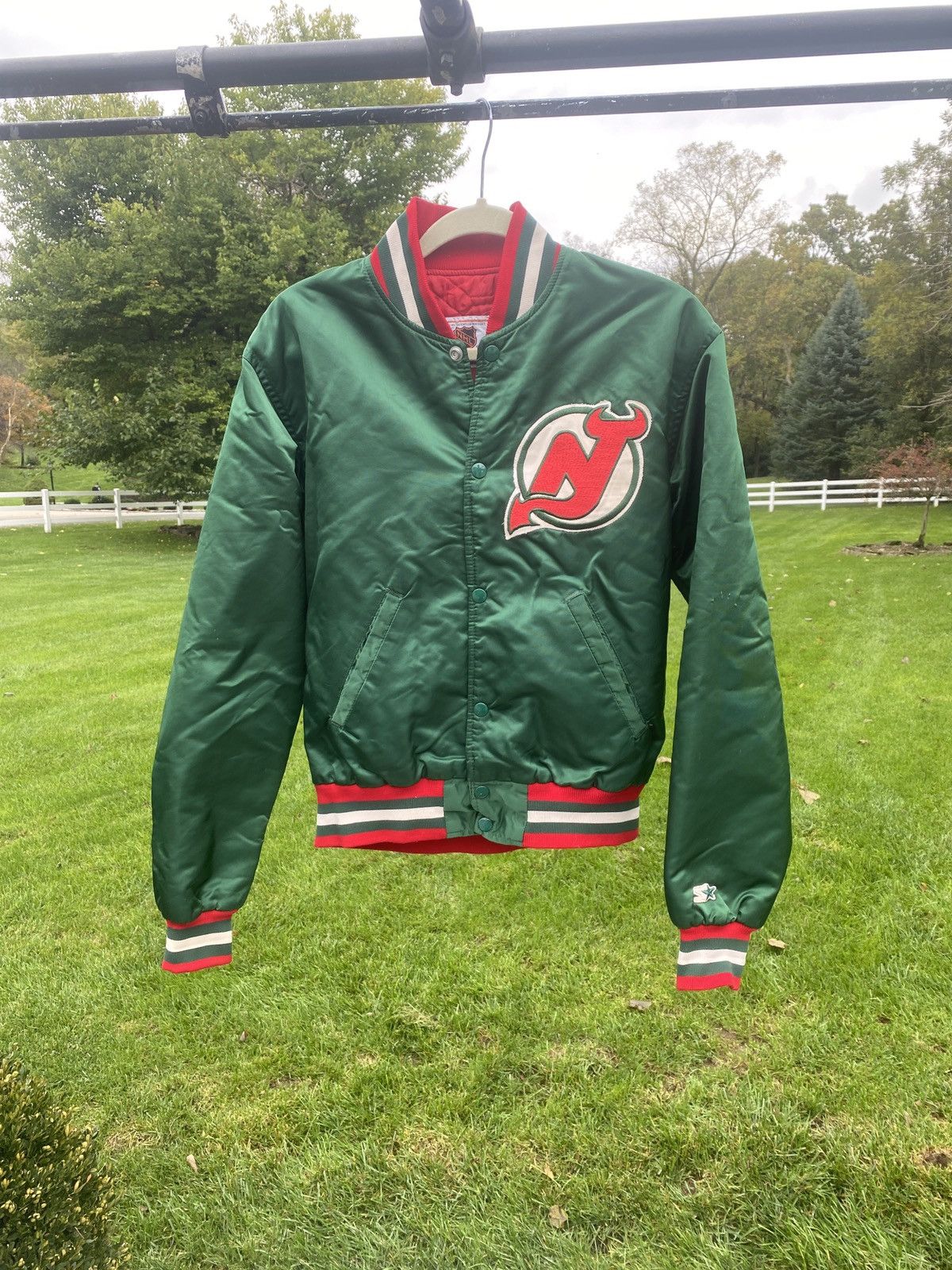 Starter Rare Vintage Starter New Jersey Devils Satin Jacket | Grailed