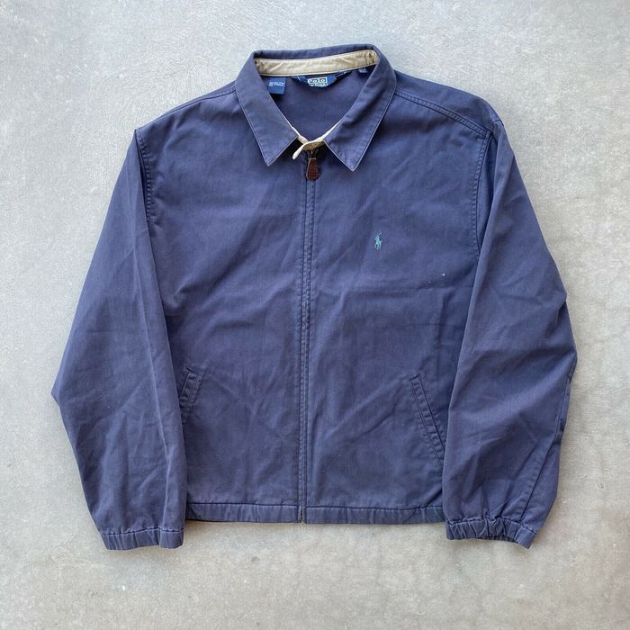 Polo Ralph Lauren Polo Ralph Lauren Jacket Vintage Harrington Faded Blue | Grailed
