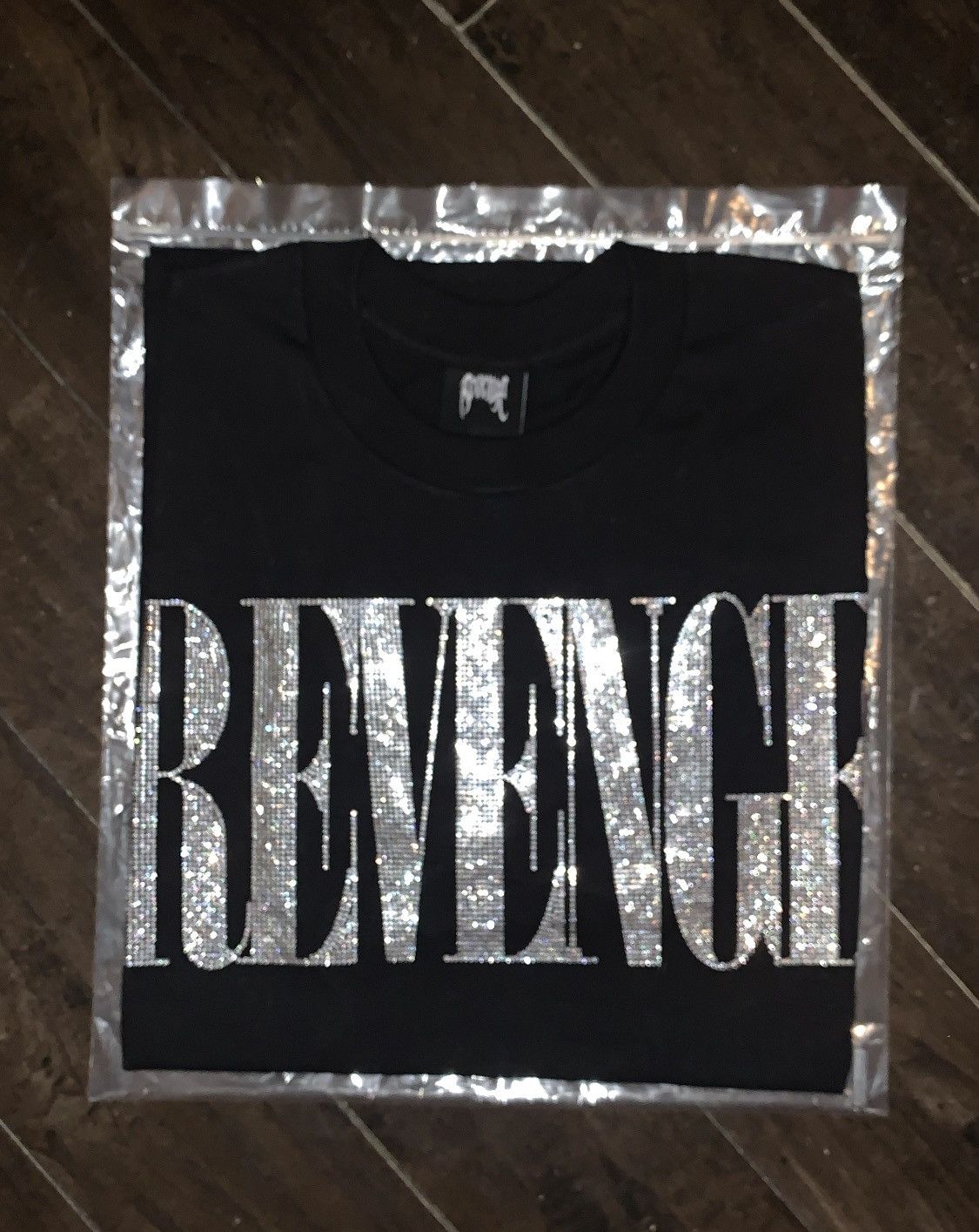 Revenge Revenge Nirvana Rhinestone Tee | Grailed