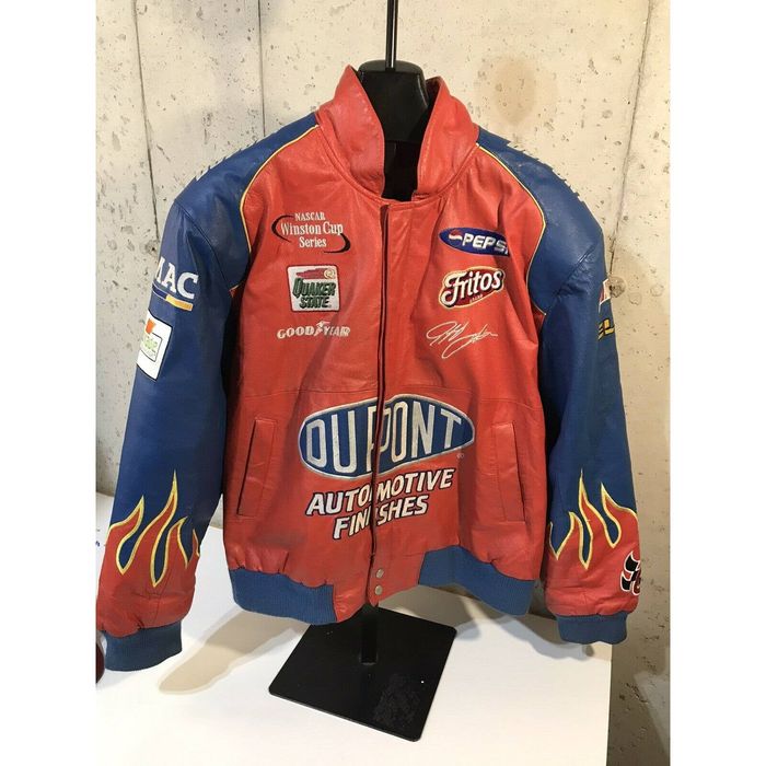 Jeff Hamilton NASCAR Jeff Gordon Leather Jacket Chase Sz XL JEFF HAMILTON | Grailed