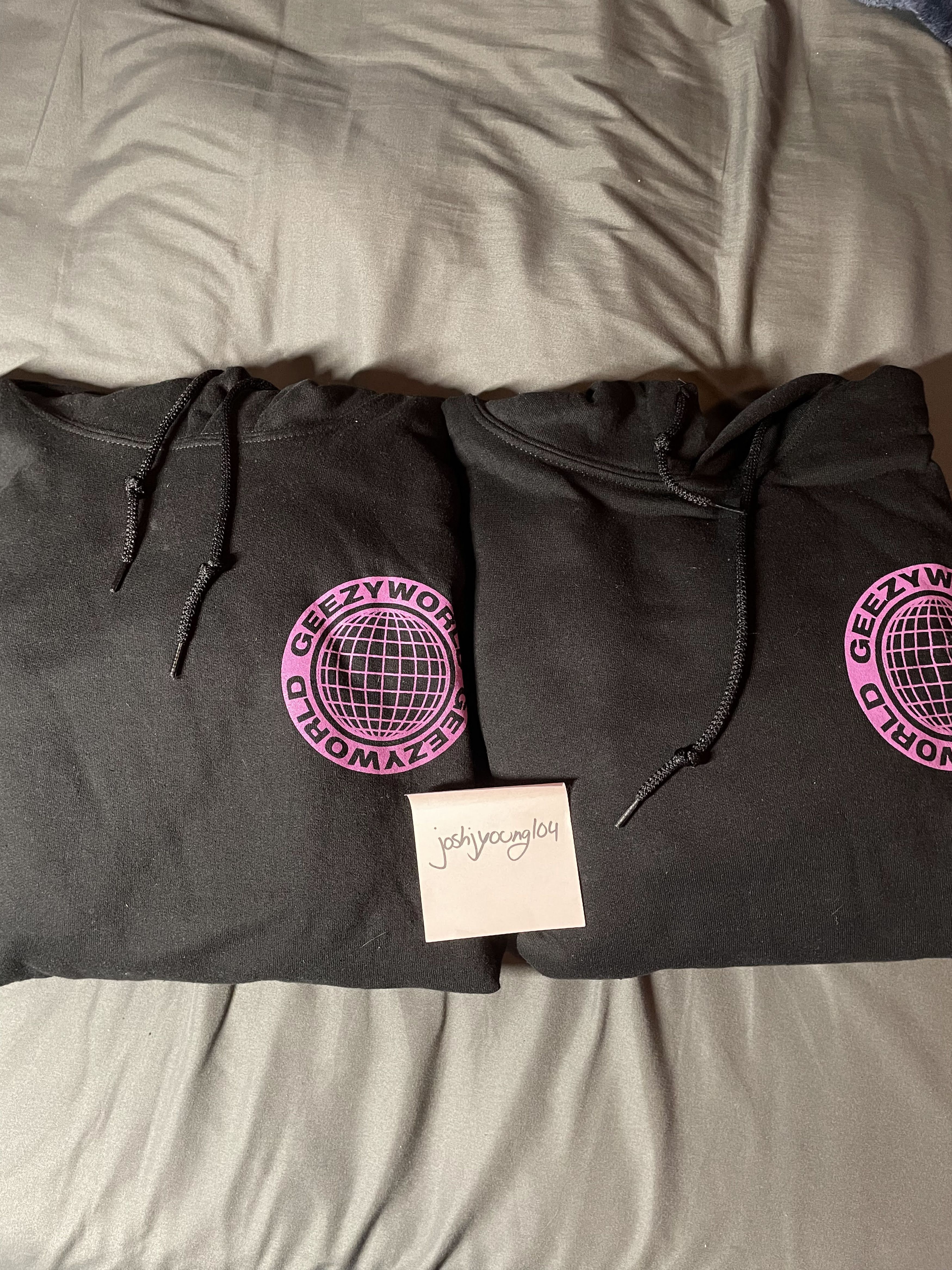 Streetwear OhGeesy x Geezy World Album Merch Hoodie Black/Purple | Grailed