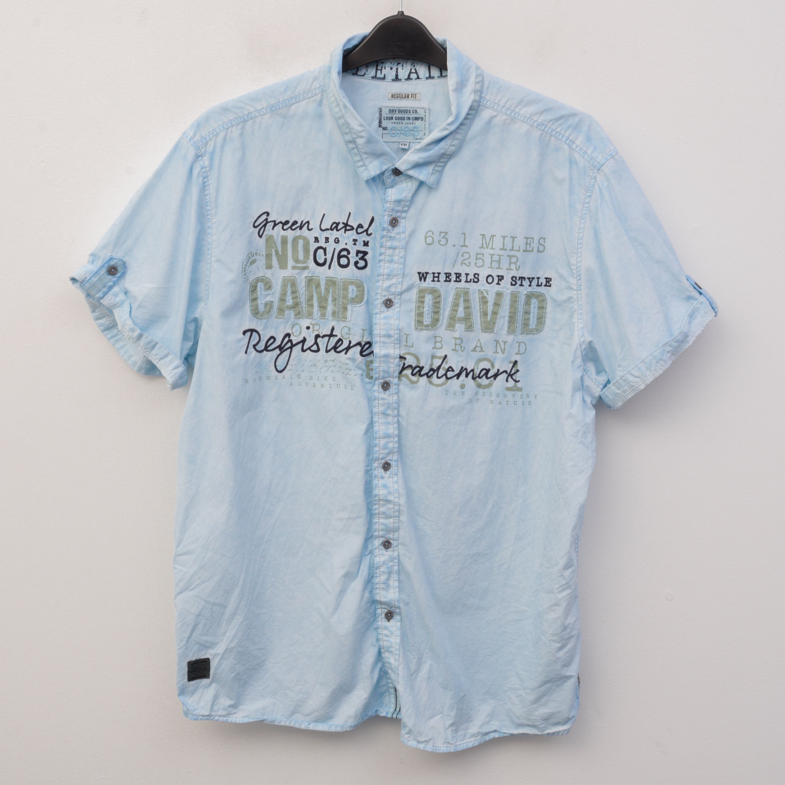 Camp David CAMP DAVID Regular Fit 2XL Short Sleeve Shirt Casual Top ...