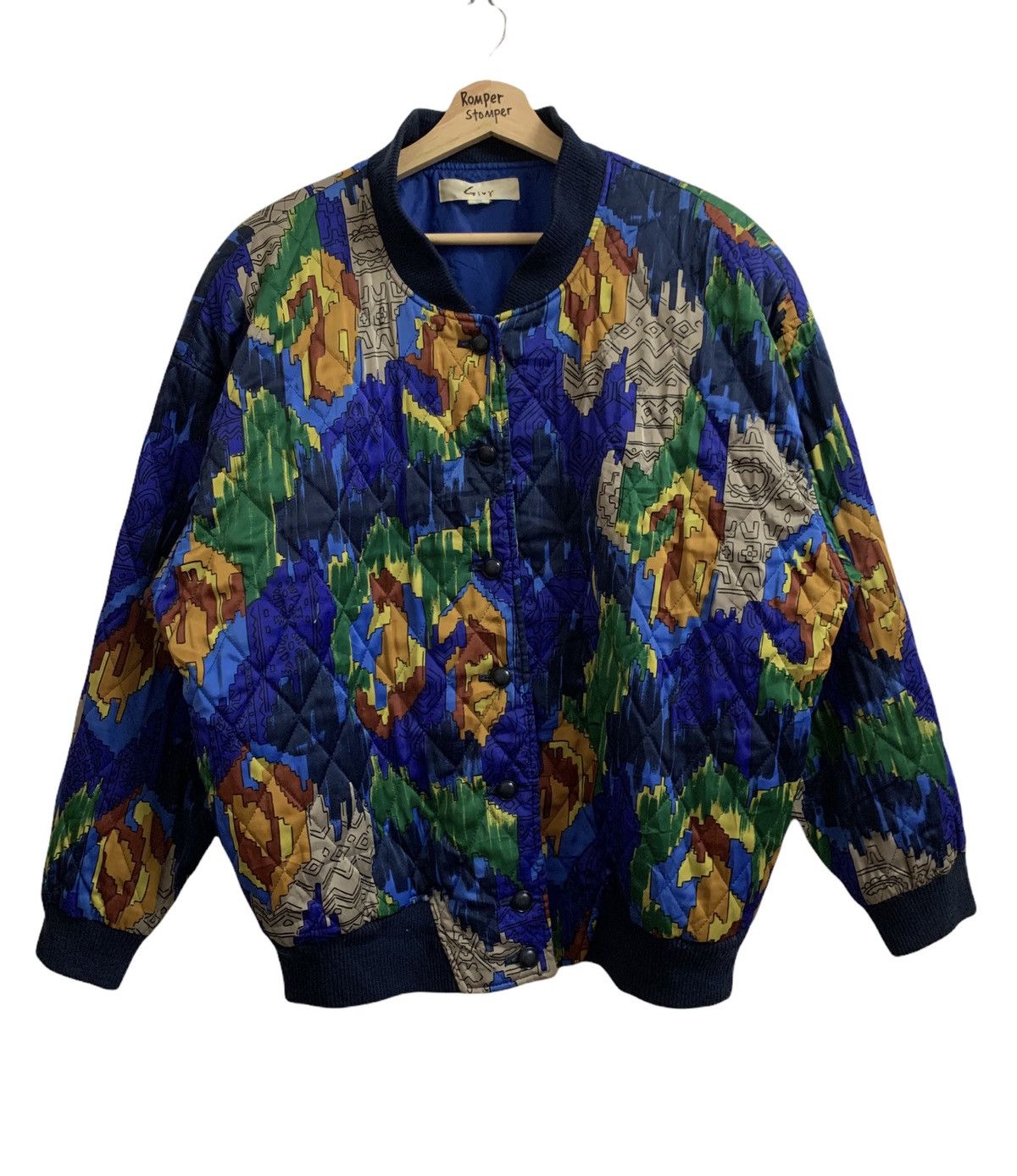 Designer × Japanese Brand 🇯🇵 Japanese Givy Fullprint Quilted Jacket ...