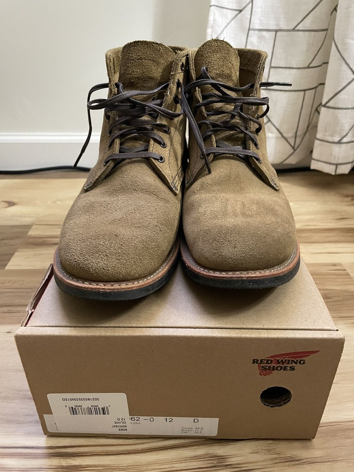 Red Wing Red Wing 8062 Merchant Olive Mohave USA Men’s 12D Boots | Grailed