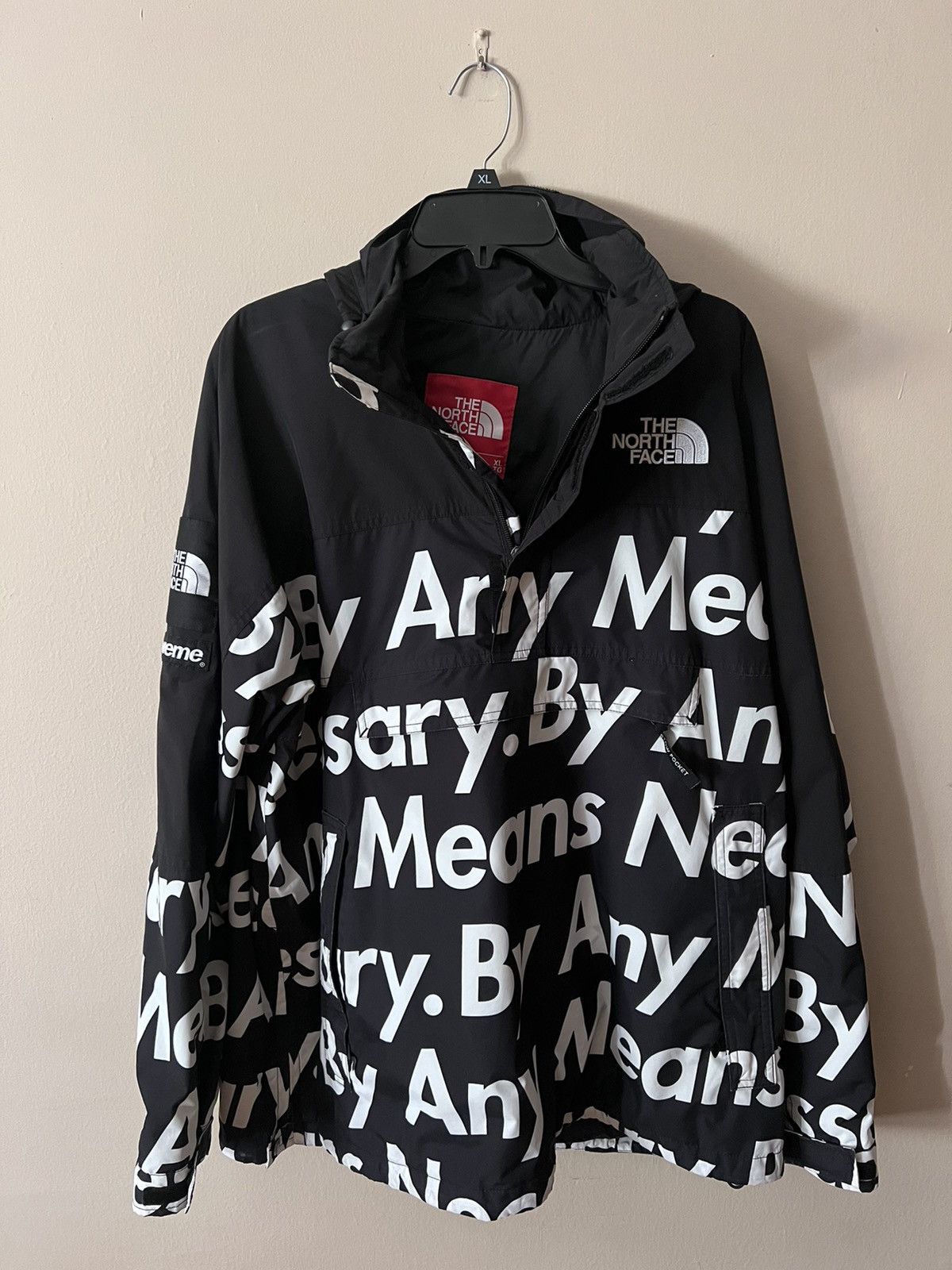 Supreme × The North Face Supreme/TNF By Any Means Necessary Black ...